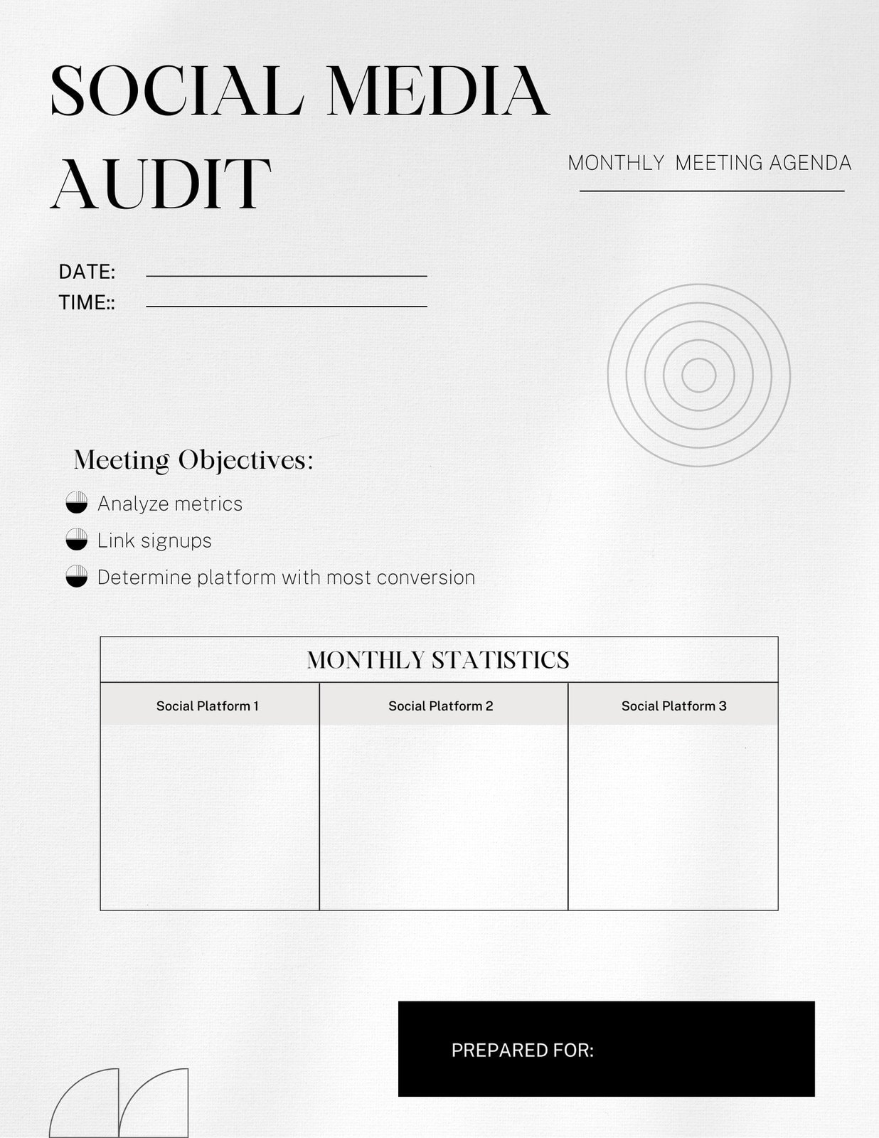 Conduct a social media audit: How-to and templates | Canva