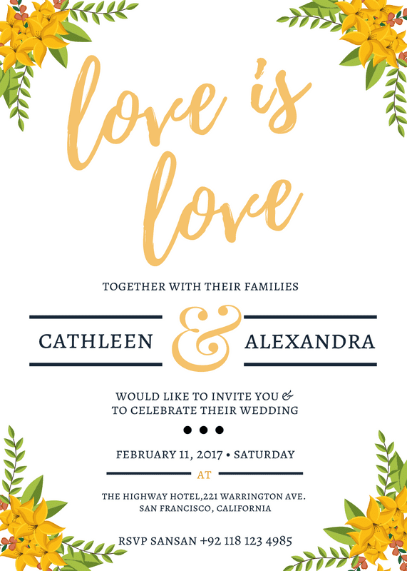 Wedding invitation size guide 60 photos - Astyledwedding.com