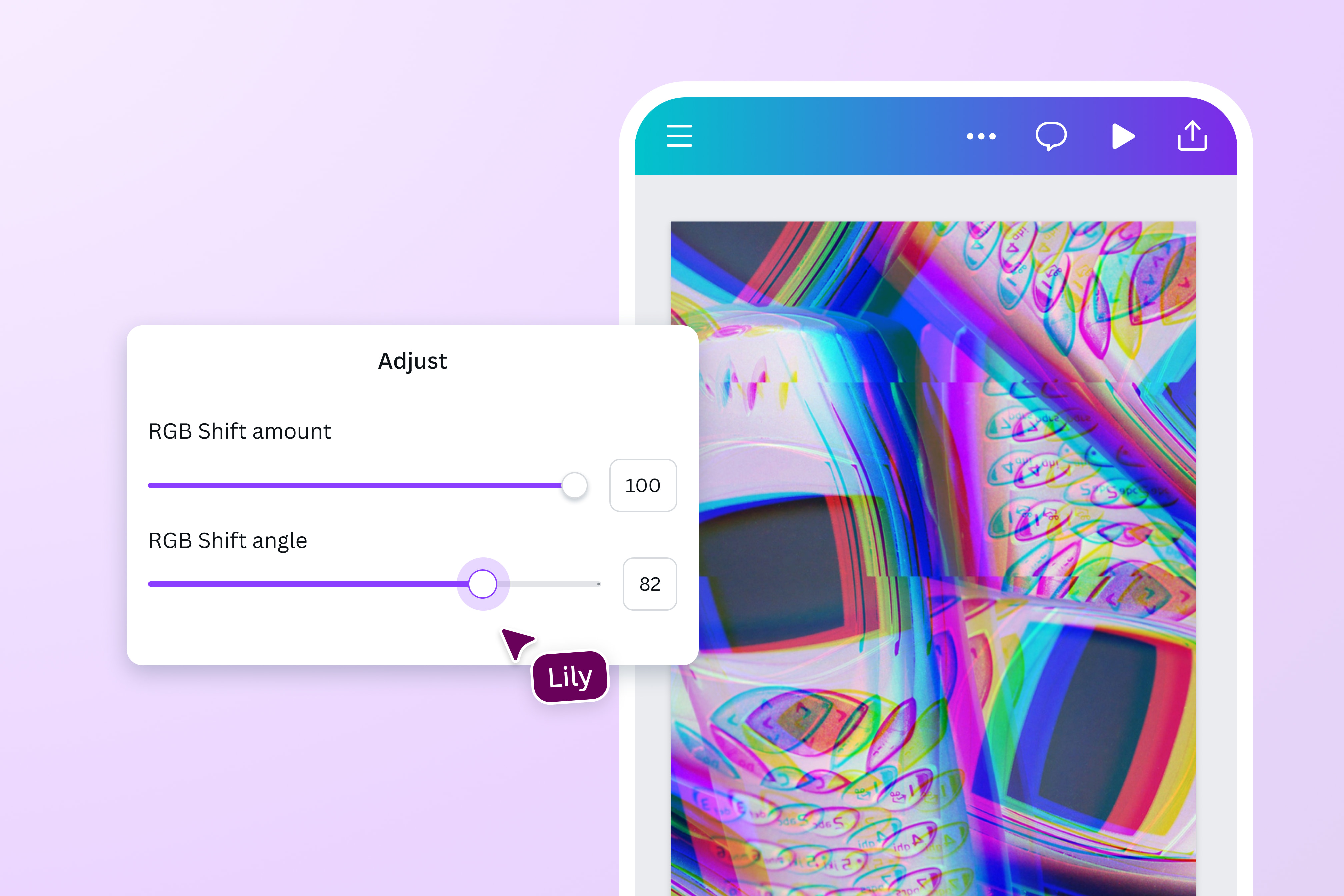Editor de glitch: adicione um efeito de glitch às imagens online | Canva