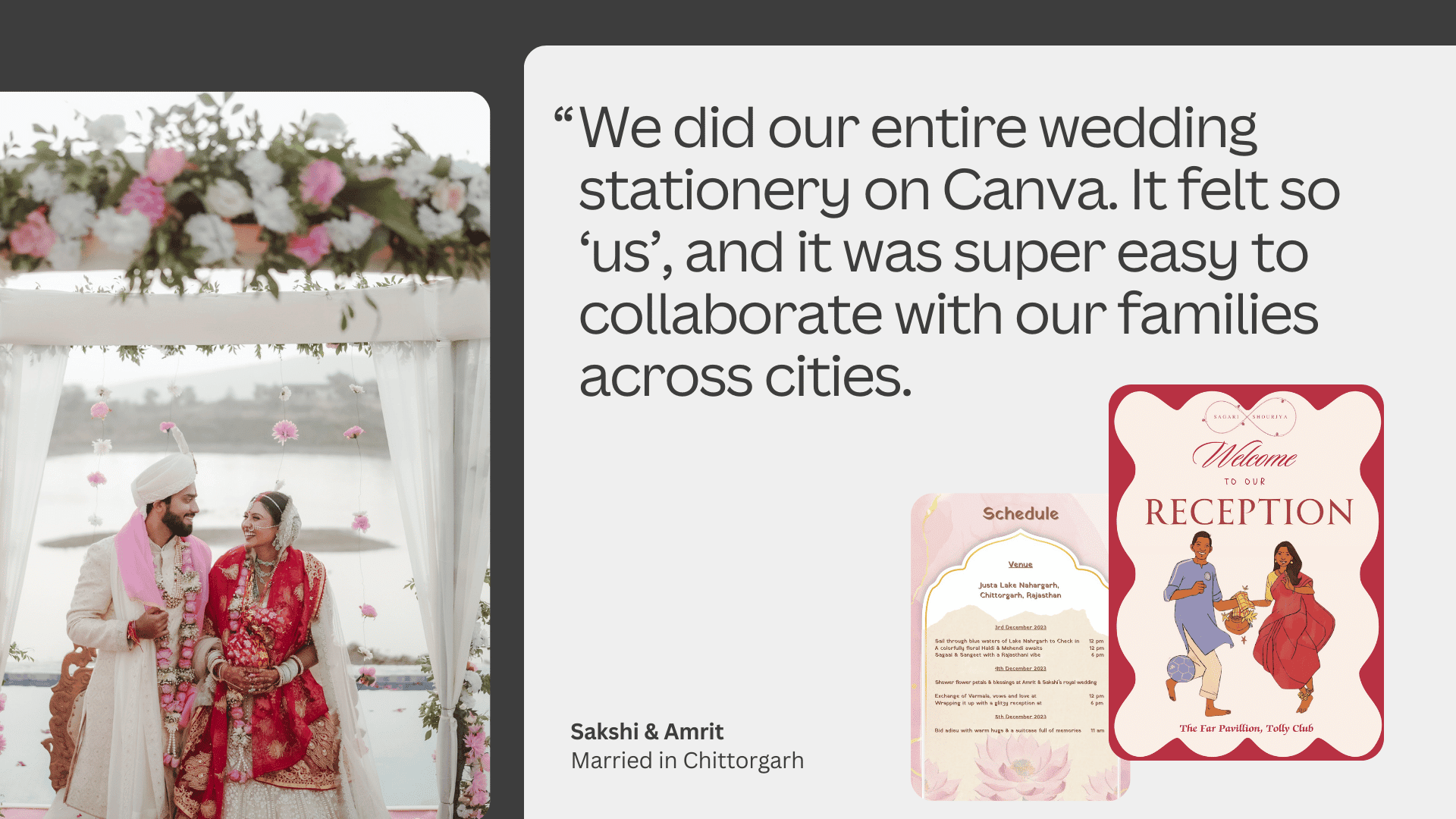 Mandaps, mehendi & moodboards: Designing Indian weddings with Canva