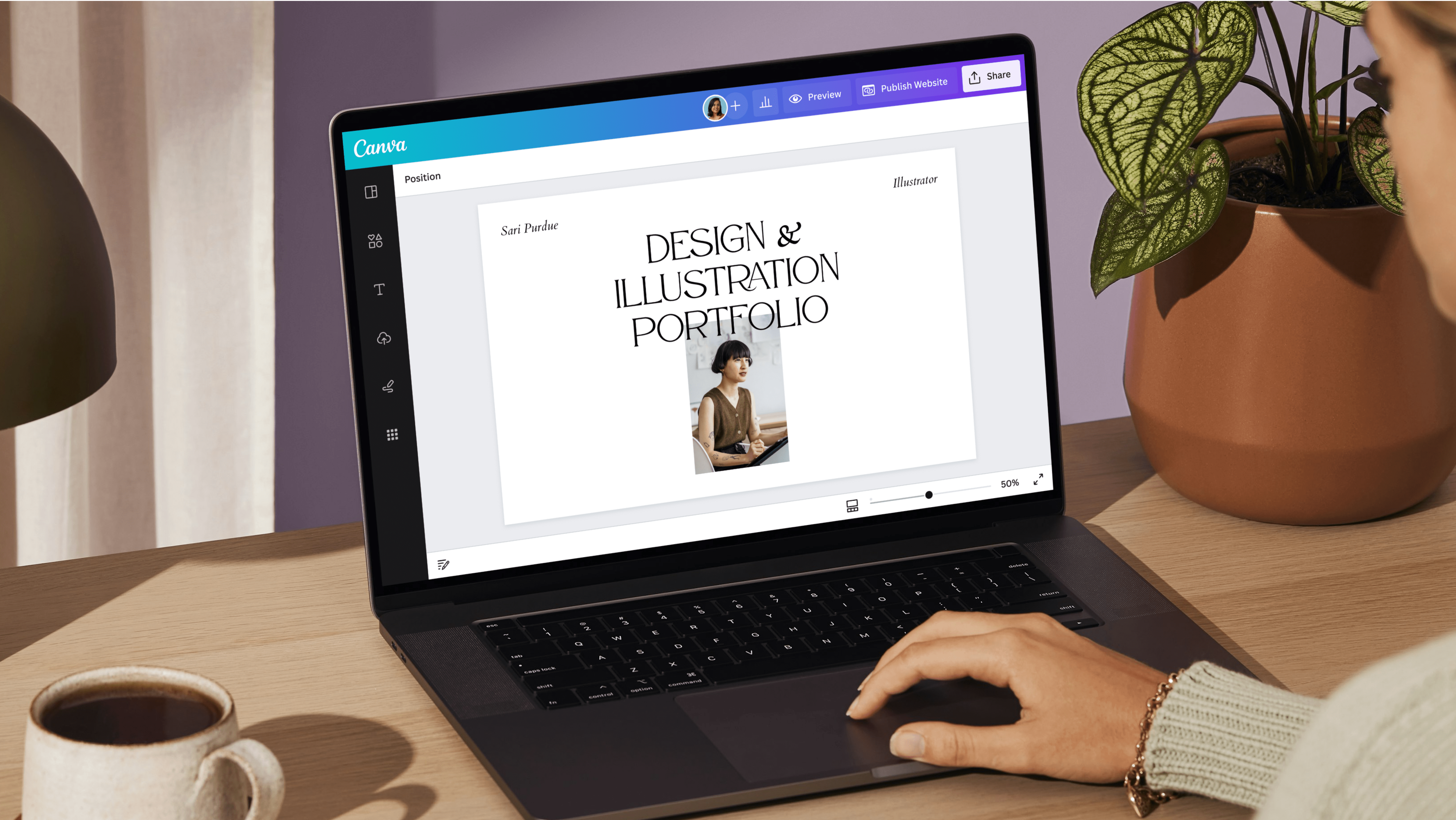 Portfolio online gratis: guida pratica, modelli ed esempi | Canva
