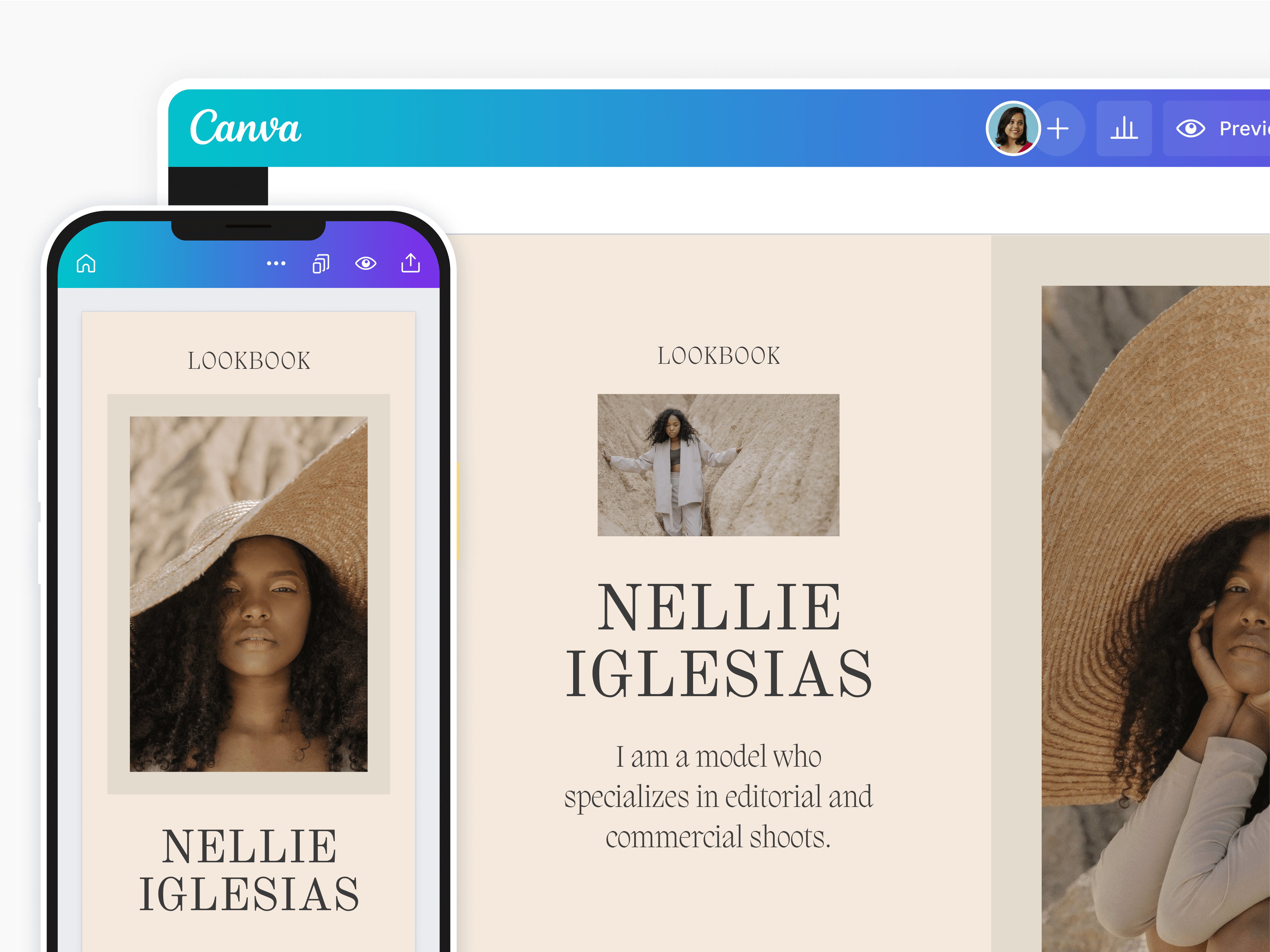 Portfolio online gratis: guida pratica, modelli ed esempi | Canva