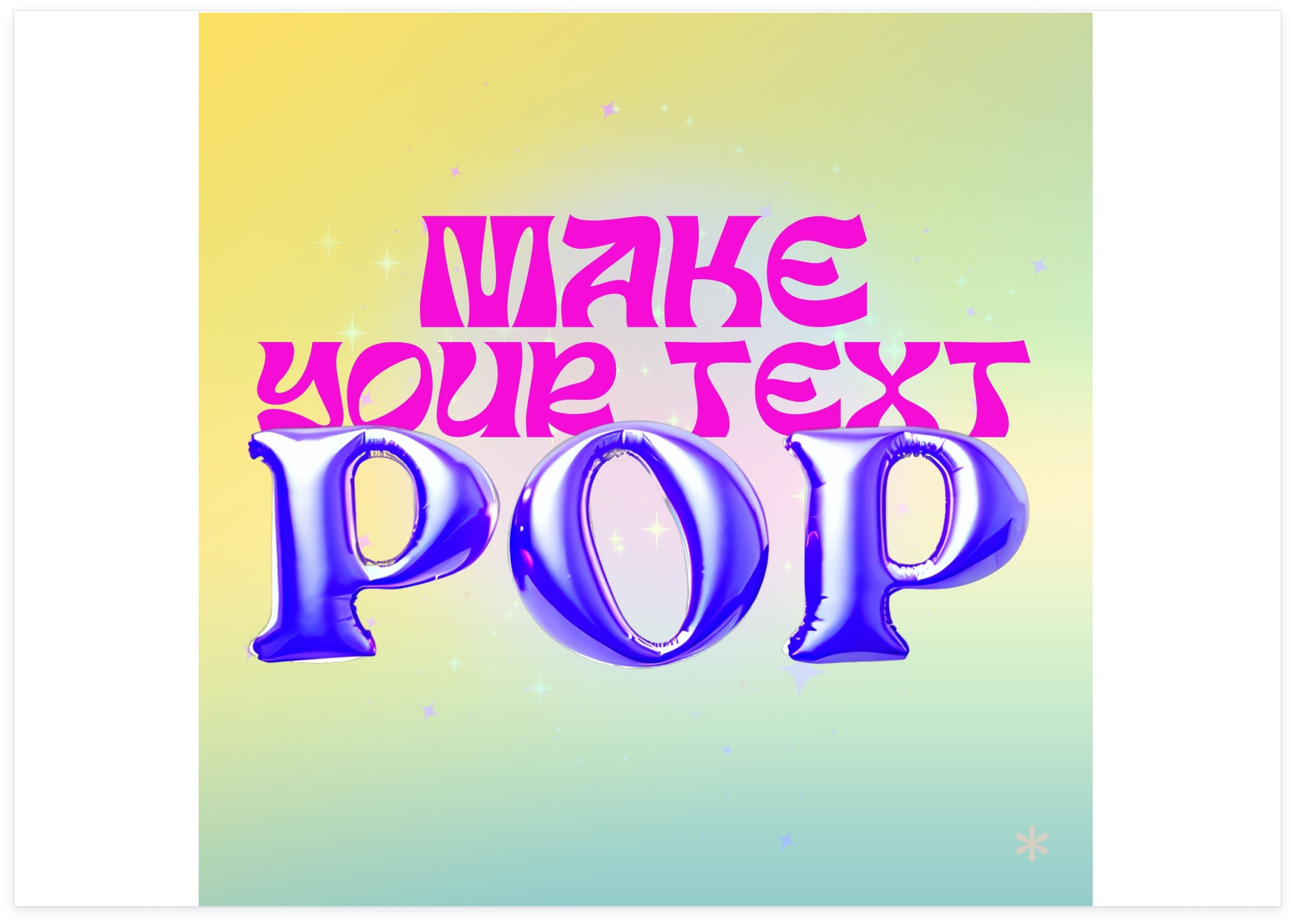 Tekst Effect Generator: Maak teksteffecten met AI | Canva