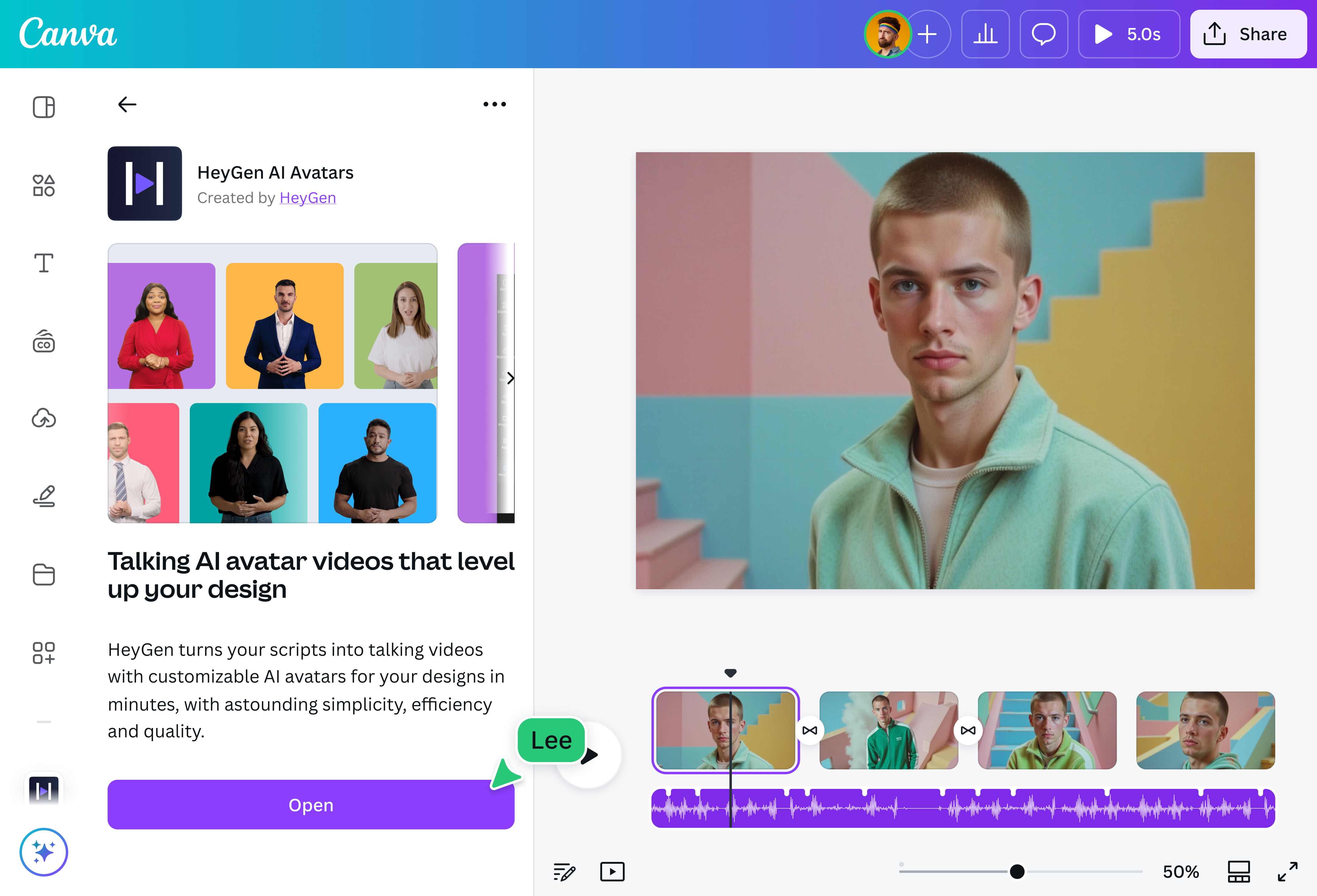 Gratis online AI script naar video generator | Canva