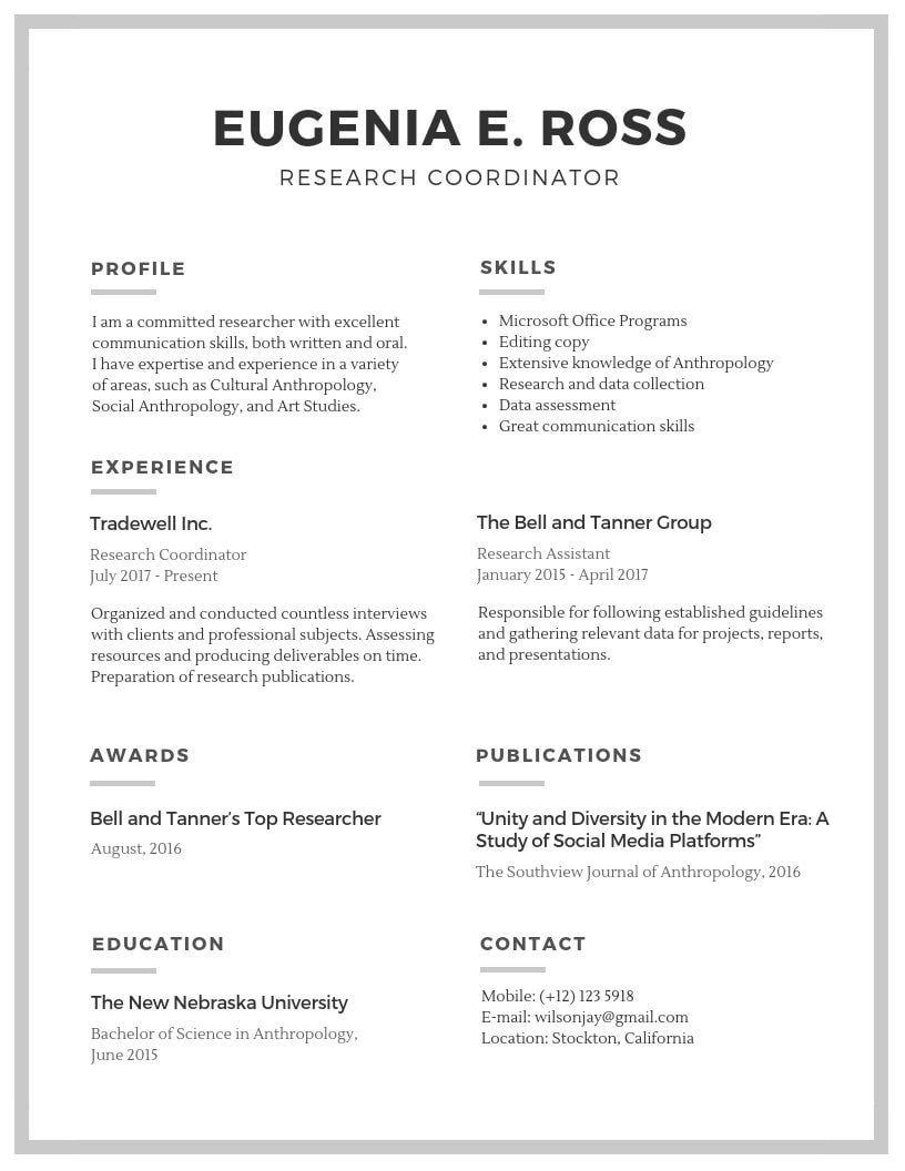 Resume Template Quotes