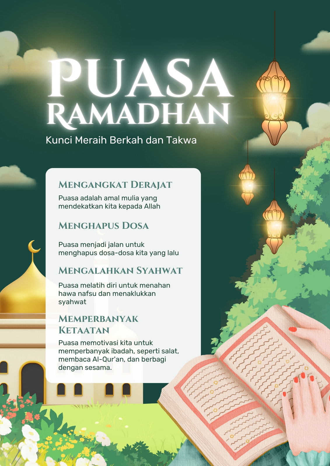 Cara Membuat Poster Ramadhan Menarik | Canva