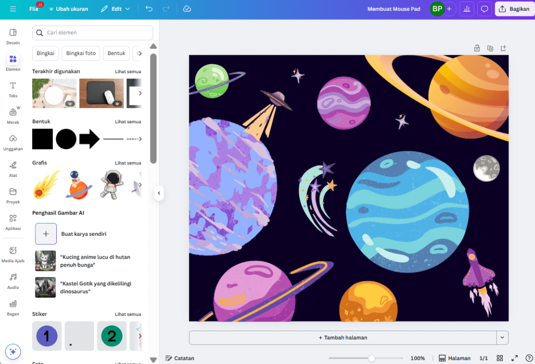 Desain Mouse Pad Online Gratis | Canva