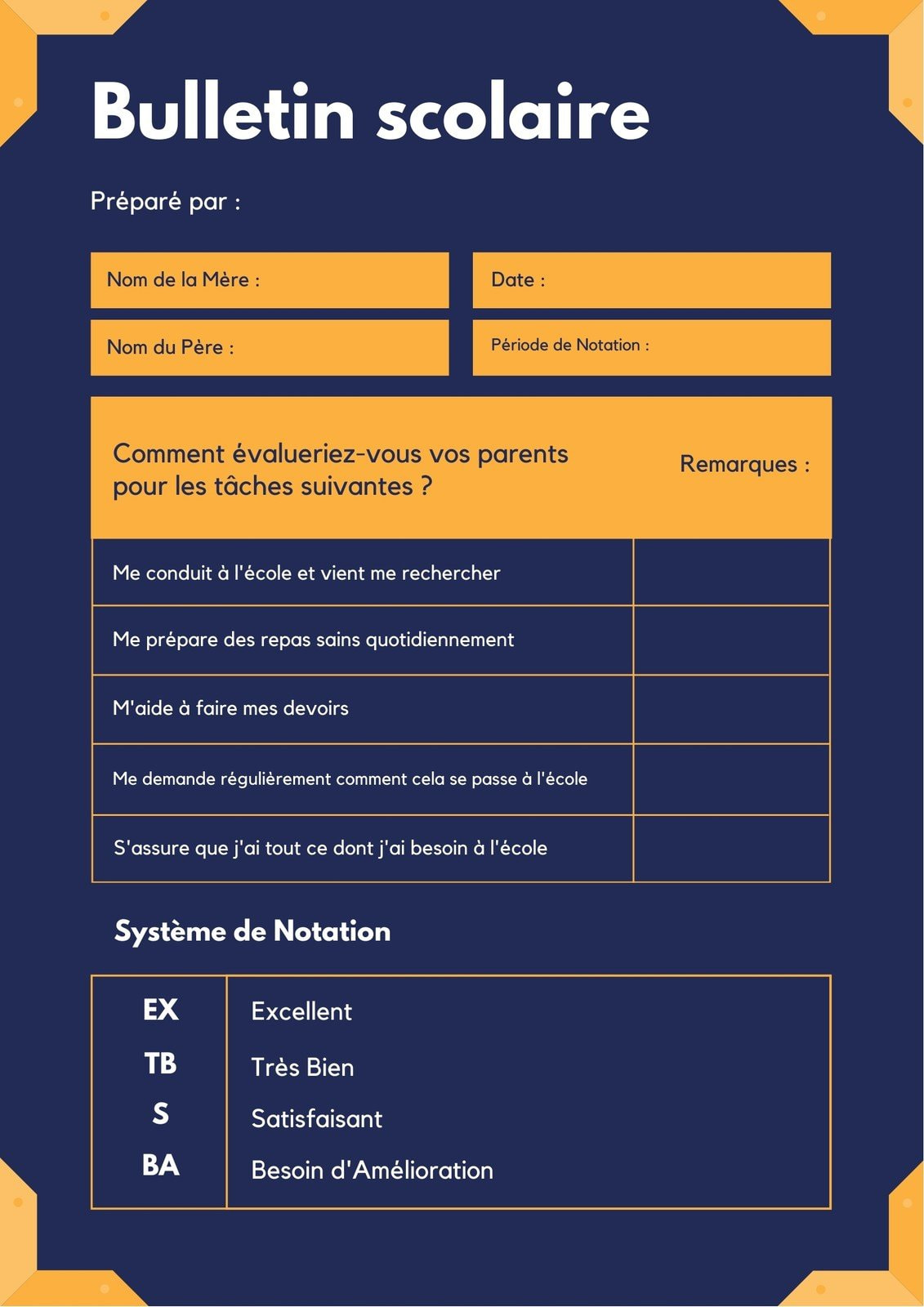 Le Bulletin Scolaire