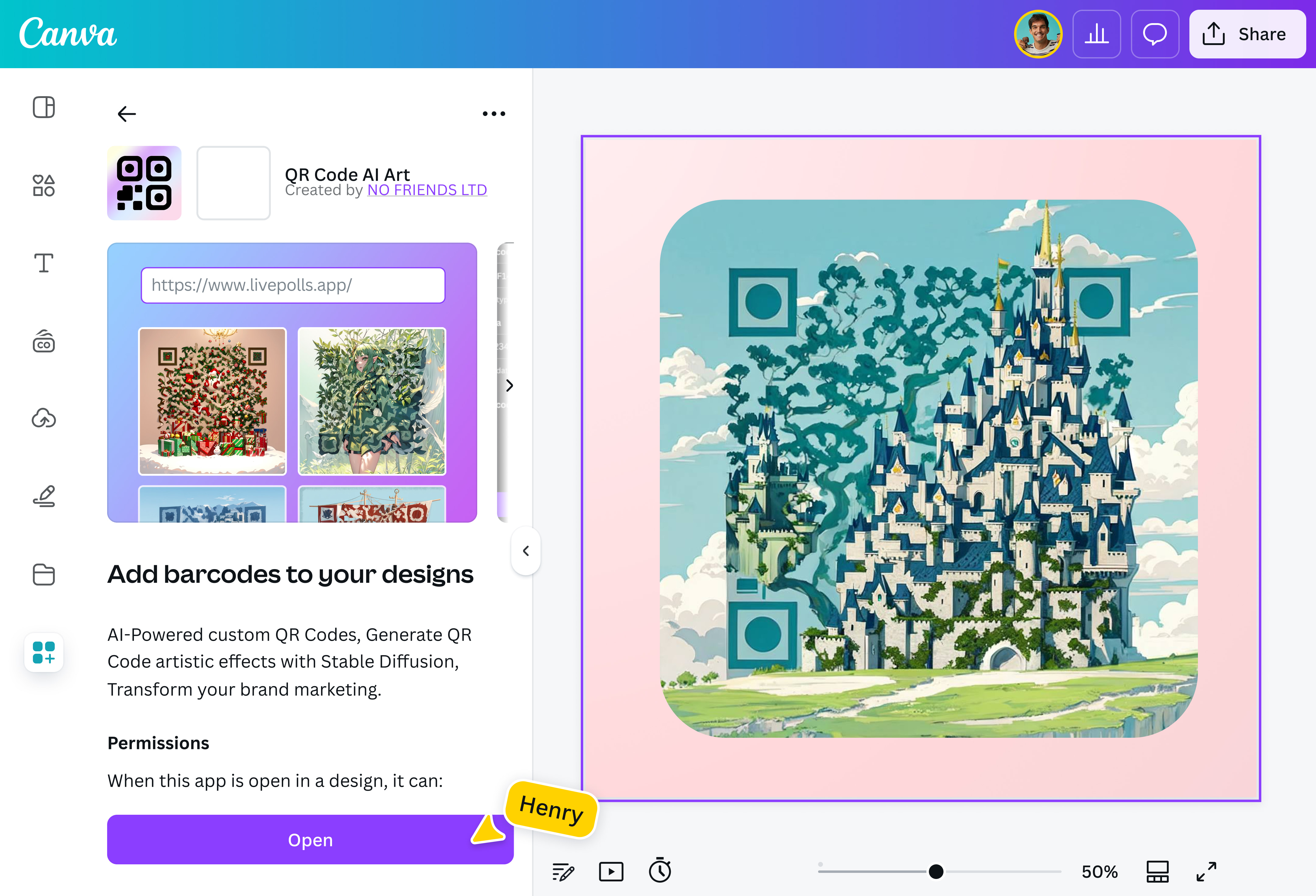 AI QR Code Generator: Create AI QR codes | Canva