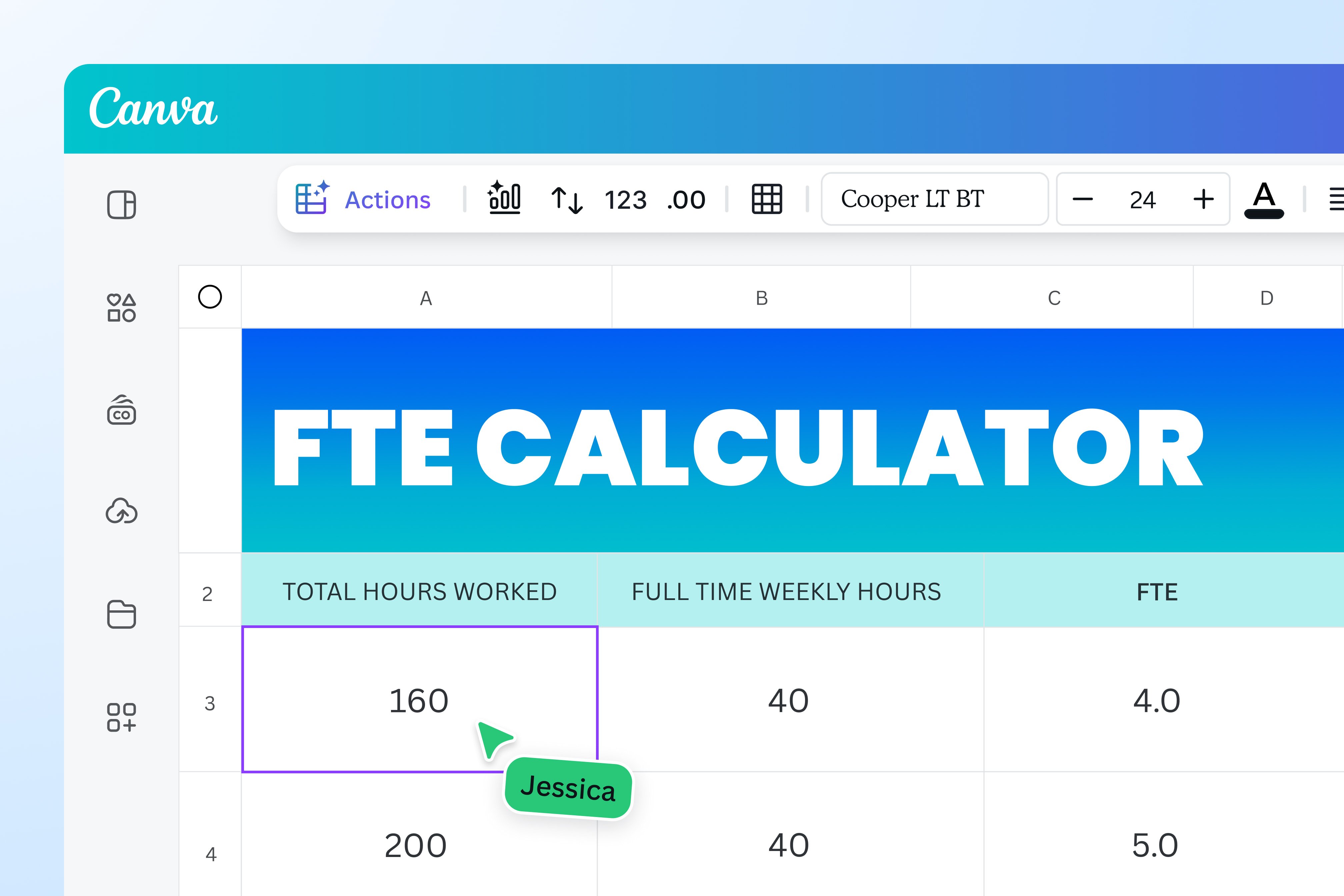 Free Online FTE Calculator | Canva
