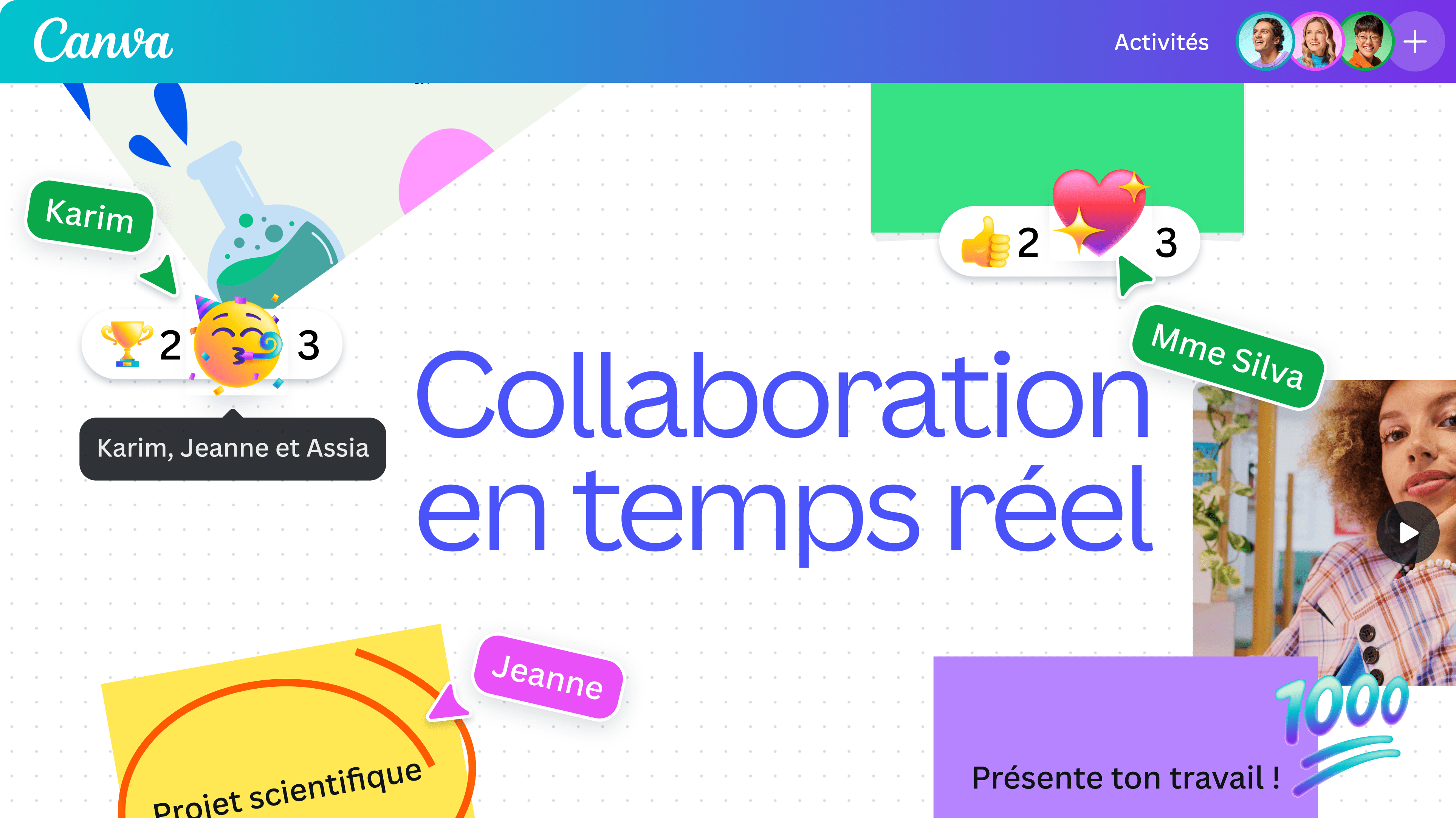 Canva pour le personnel enseignant | Outils et modèles gratuits pour les salles de classe