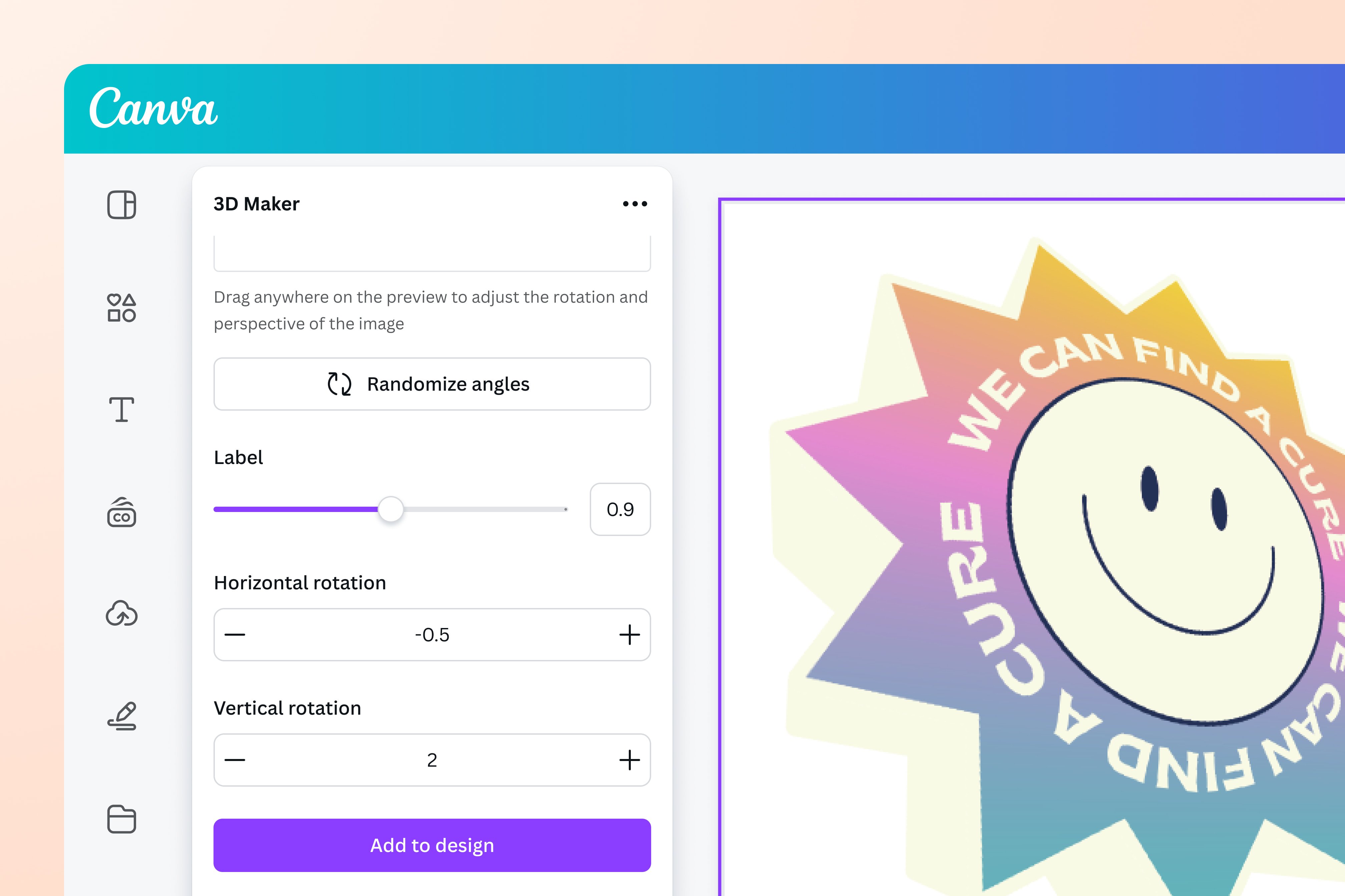 Free 3D text generator: Transform text to 3D objects | Canva