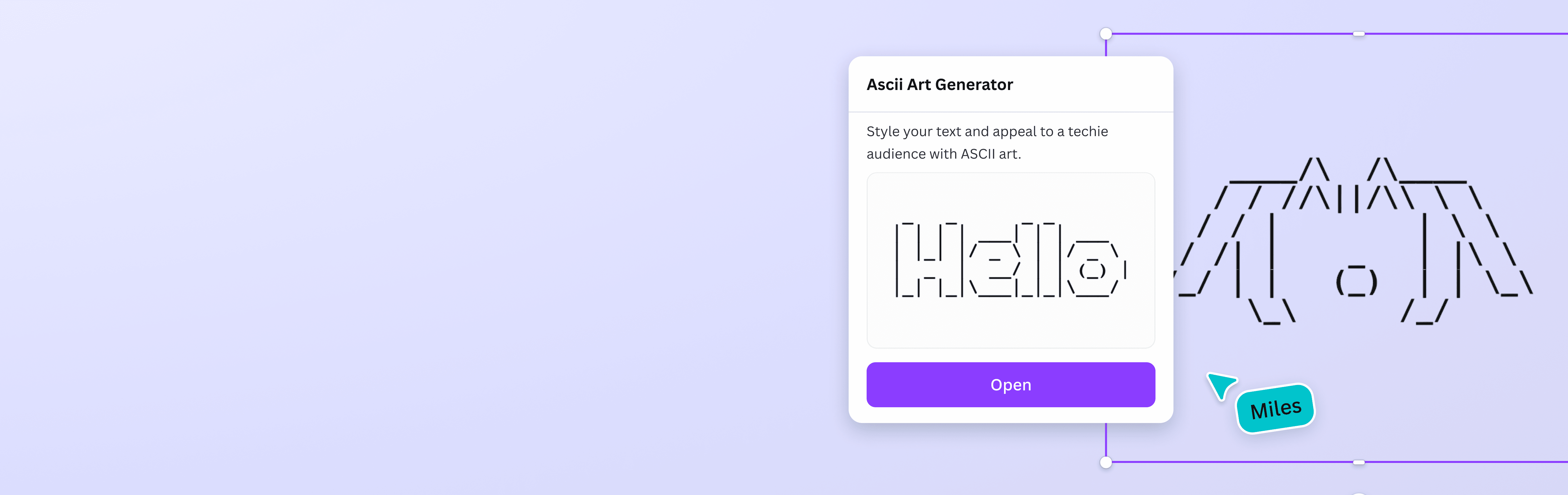 ASCII art generator: converti il testo in arte ASCII gratis | Canva