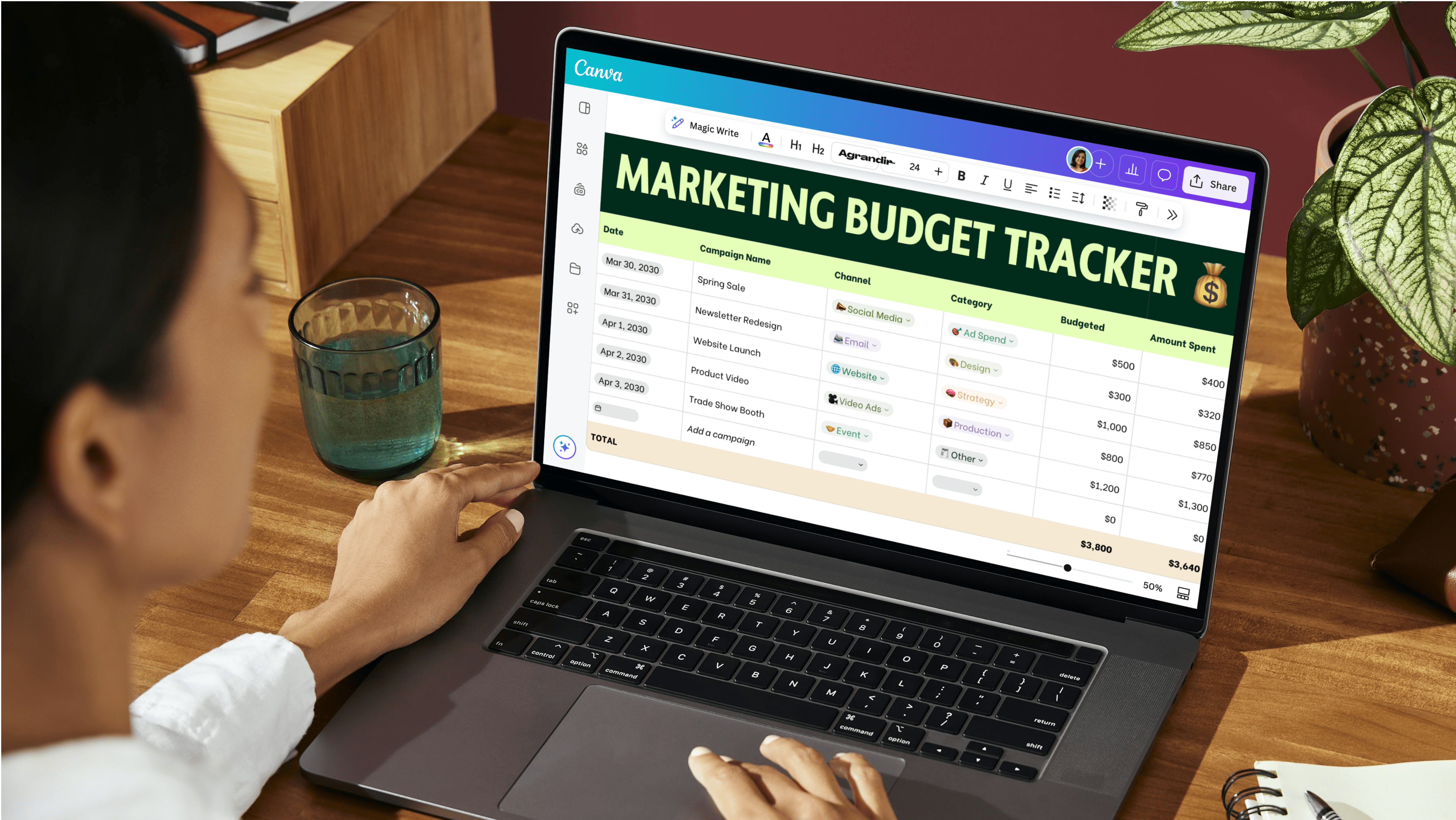 Expense report: Free templates and how-to guide | Canva