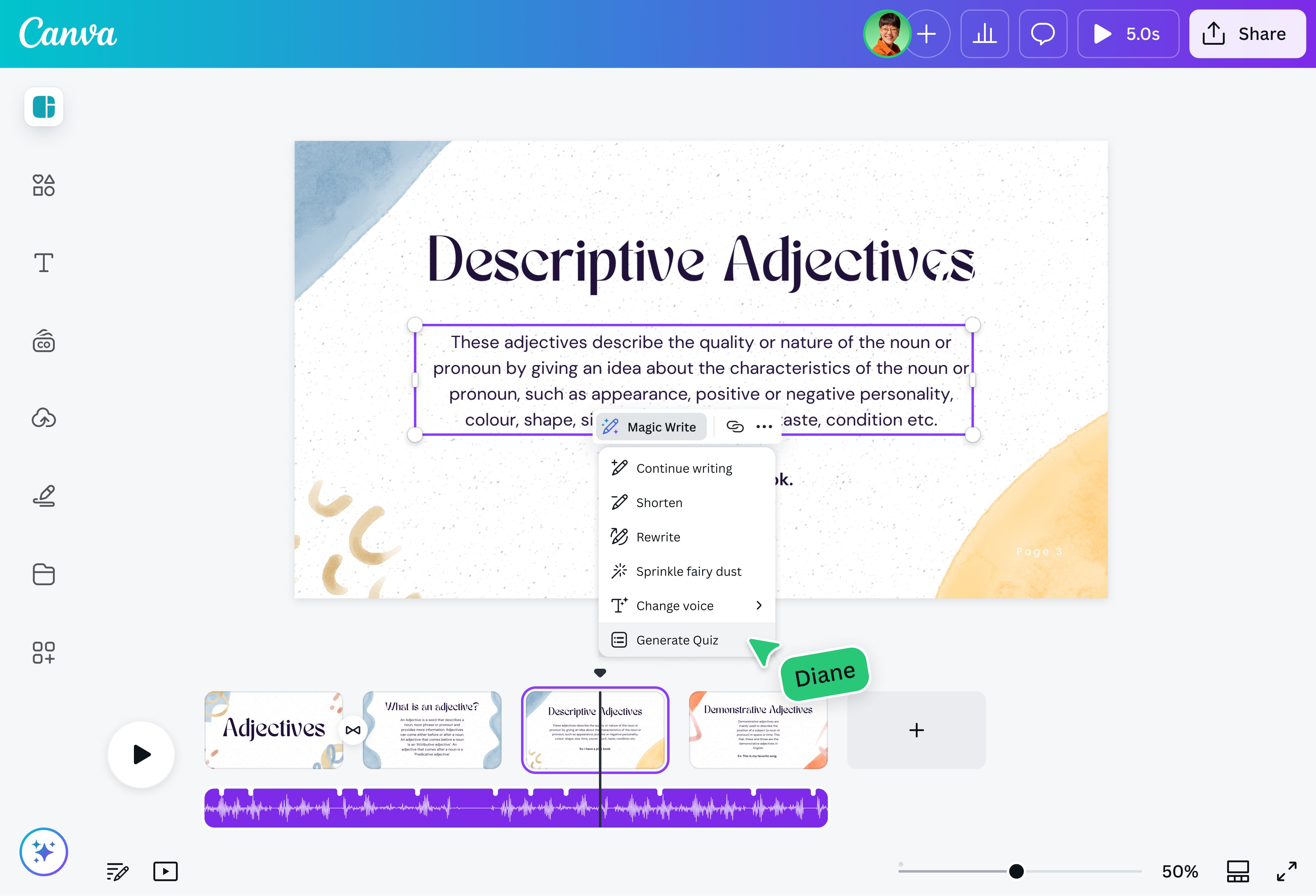 Générateur de quiz par IA gratuit : créez un quiz personnalisé | Canva