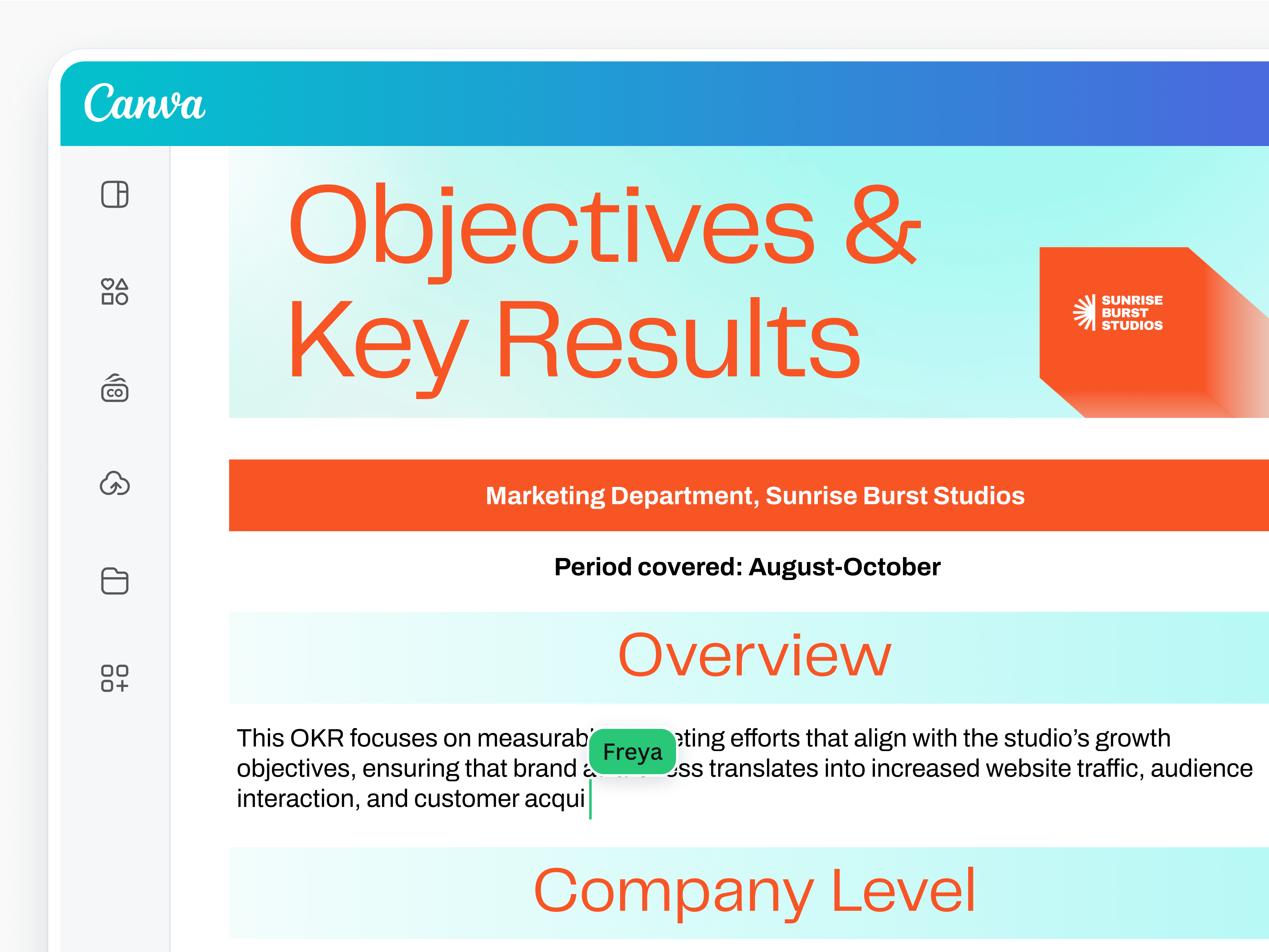 O que é um OKR? (Exemplos e dicas) | Canva