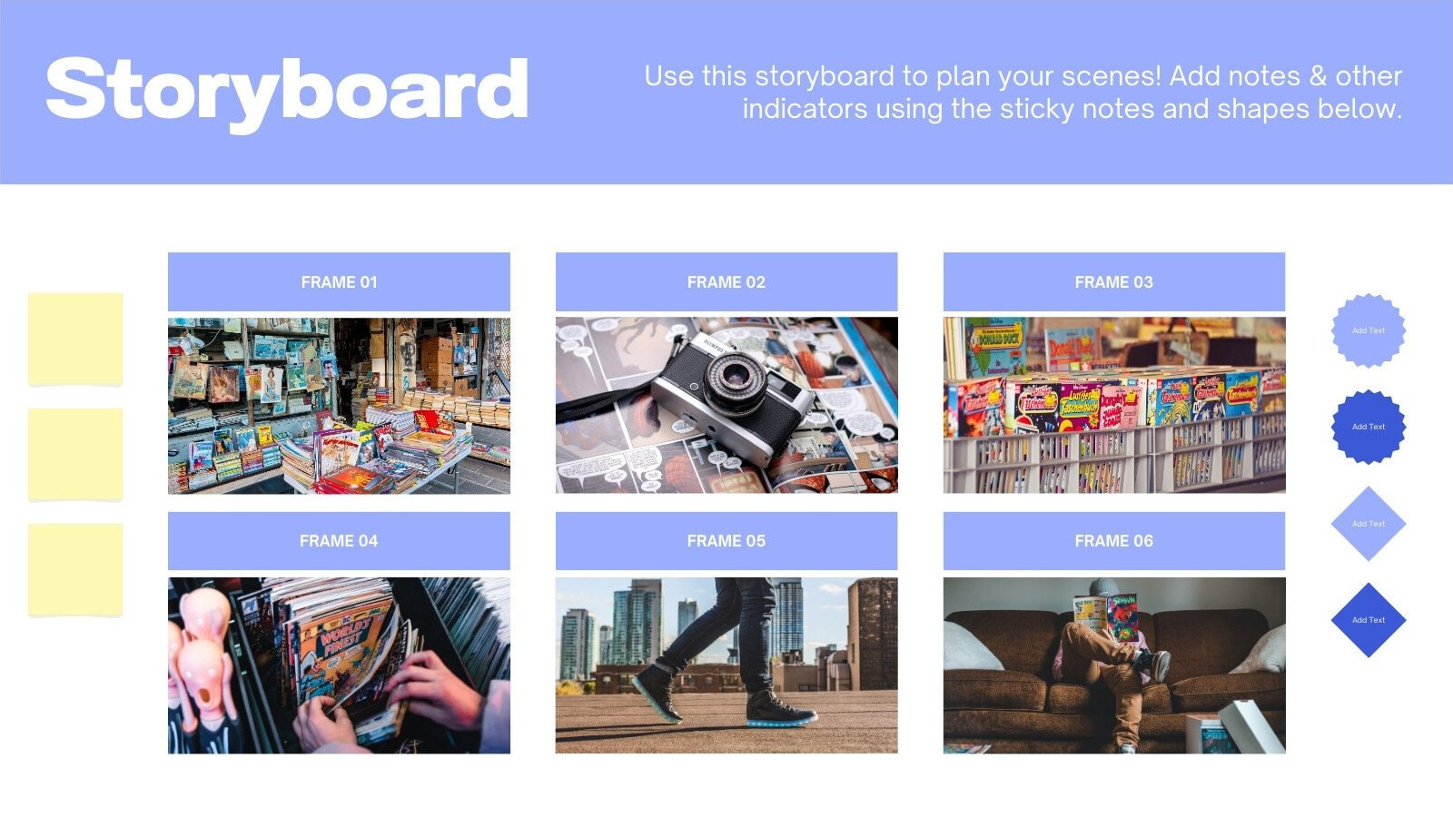 Come creare uno storyboard: consigli, esempi e modelli | Canva