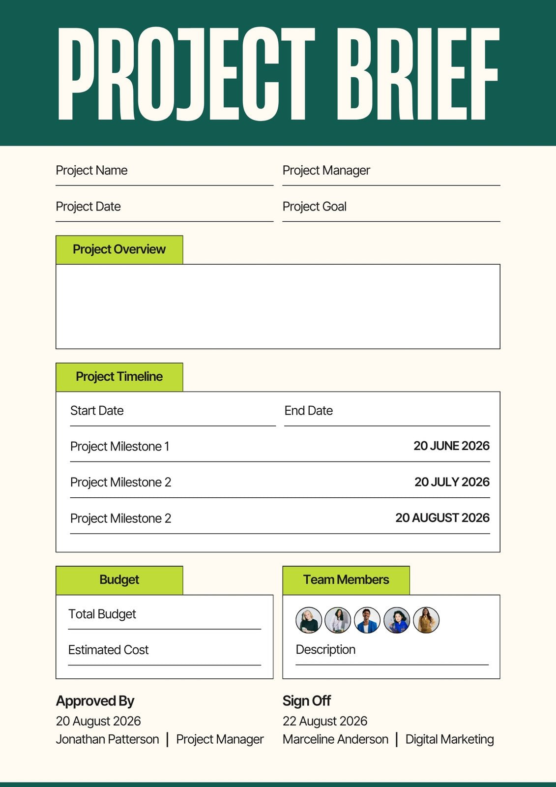What Is a Project Brief? (How-to and Templates) | Canva