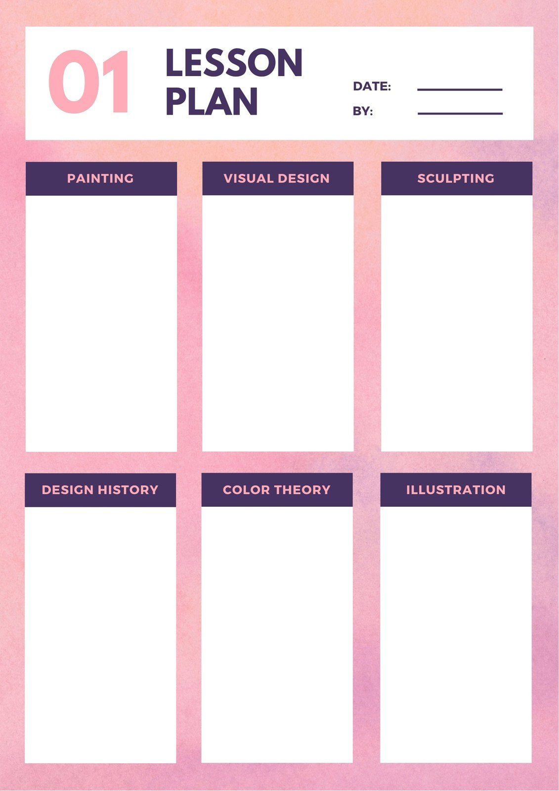 Free Online Toddler Lesson Plan Maker | Canva