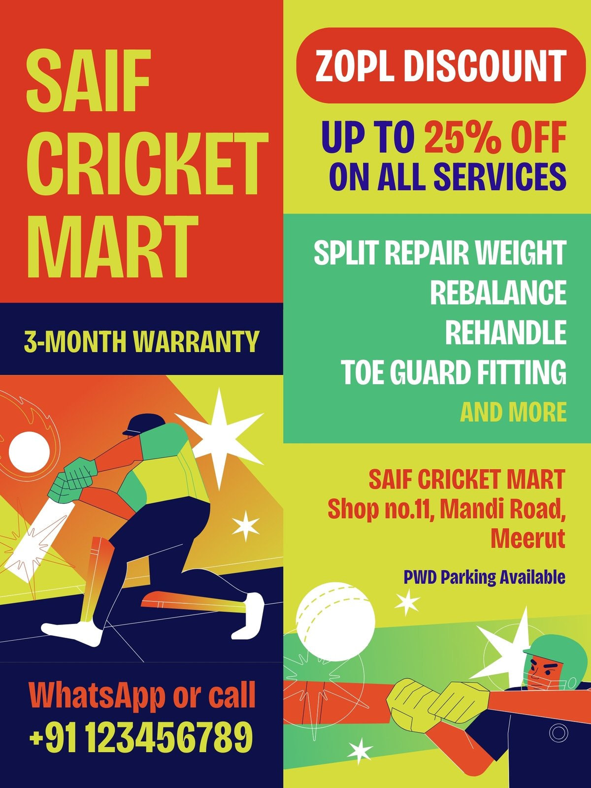 Free Online Cricket Tournament Poster Maker - Canva