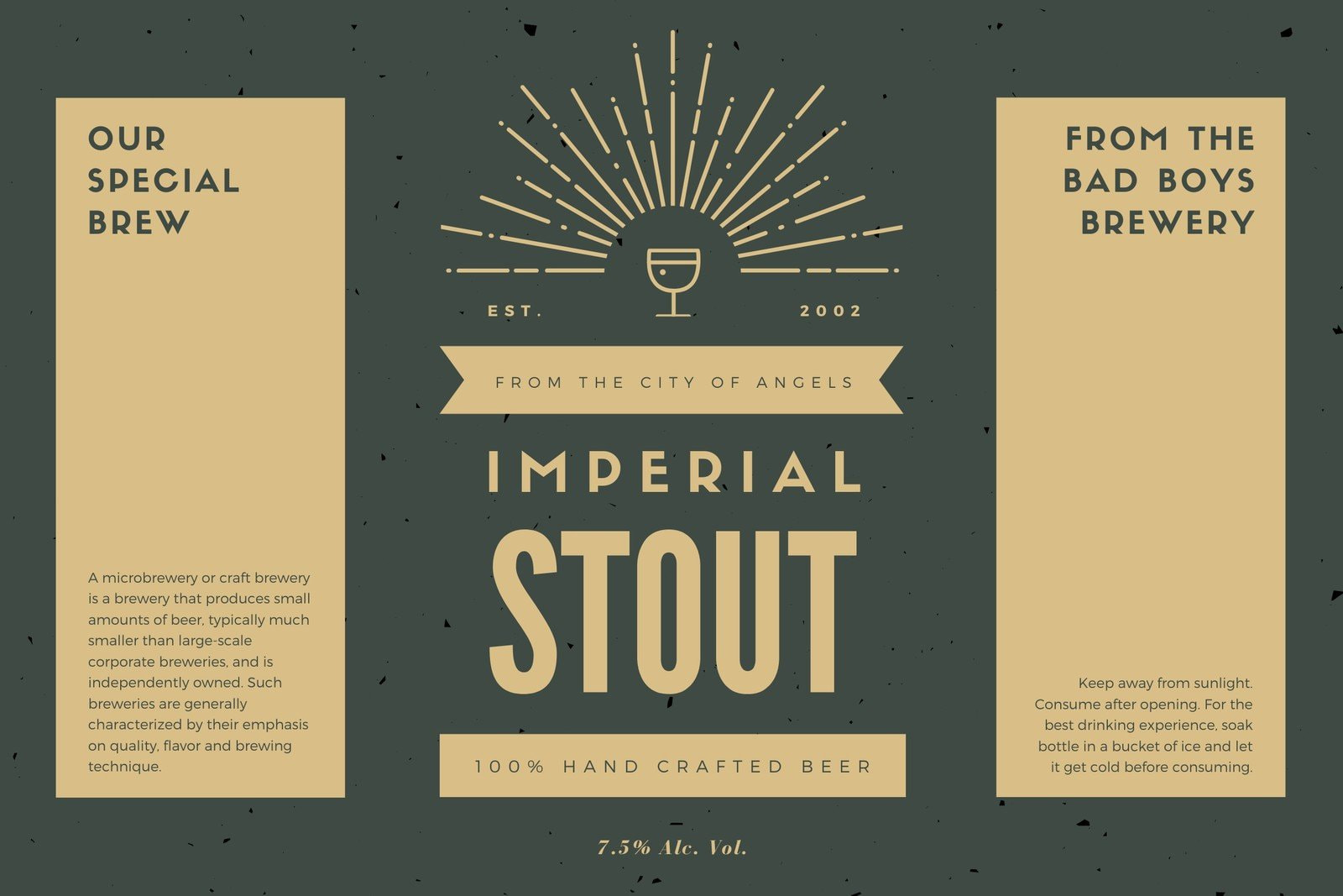 Beer Label Templates