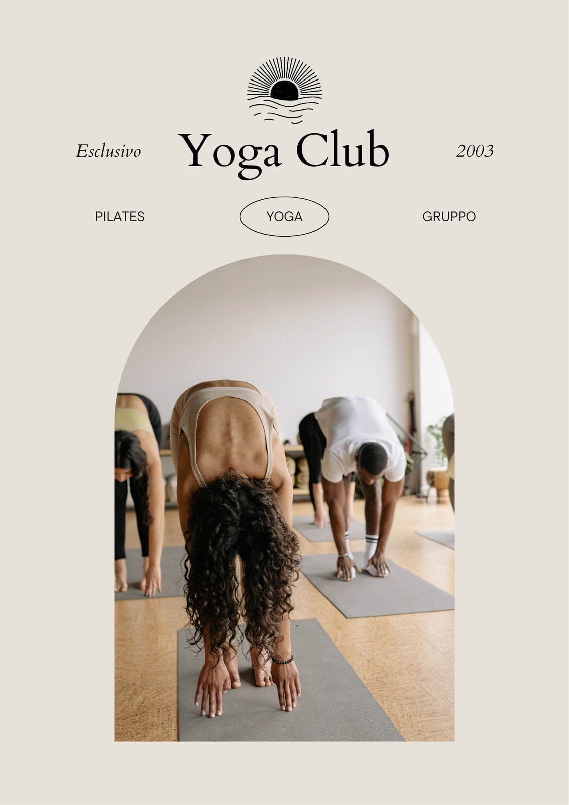 Crea poster online gratis per la Giornata internazionale dello yoga | Canva
