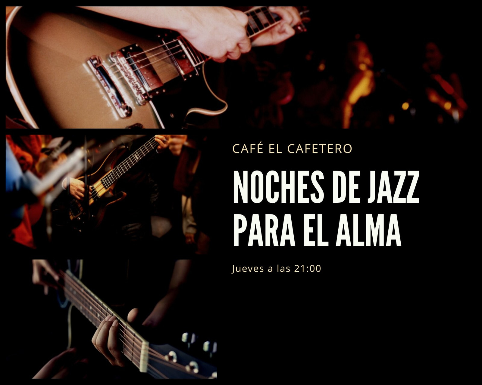 Crea un collage de fotos con tema musical gratis con Canva