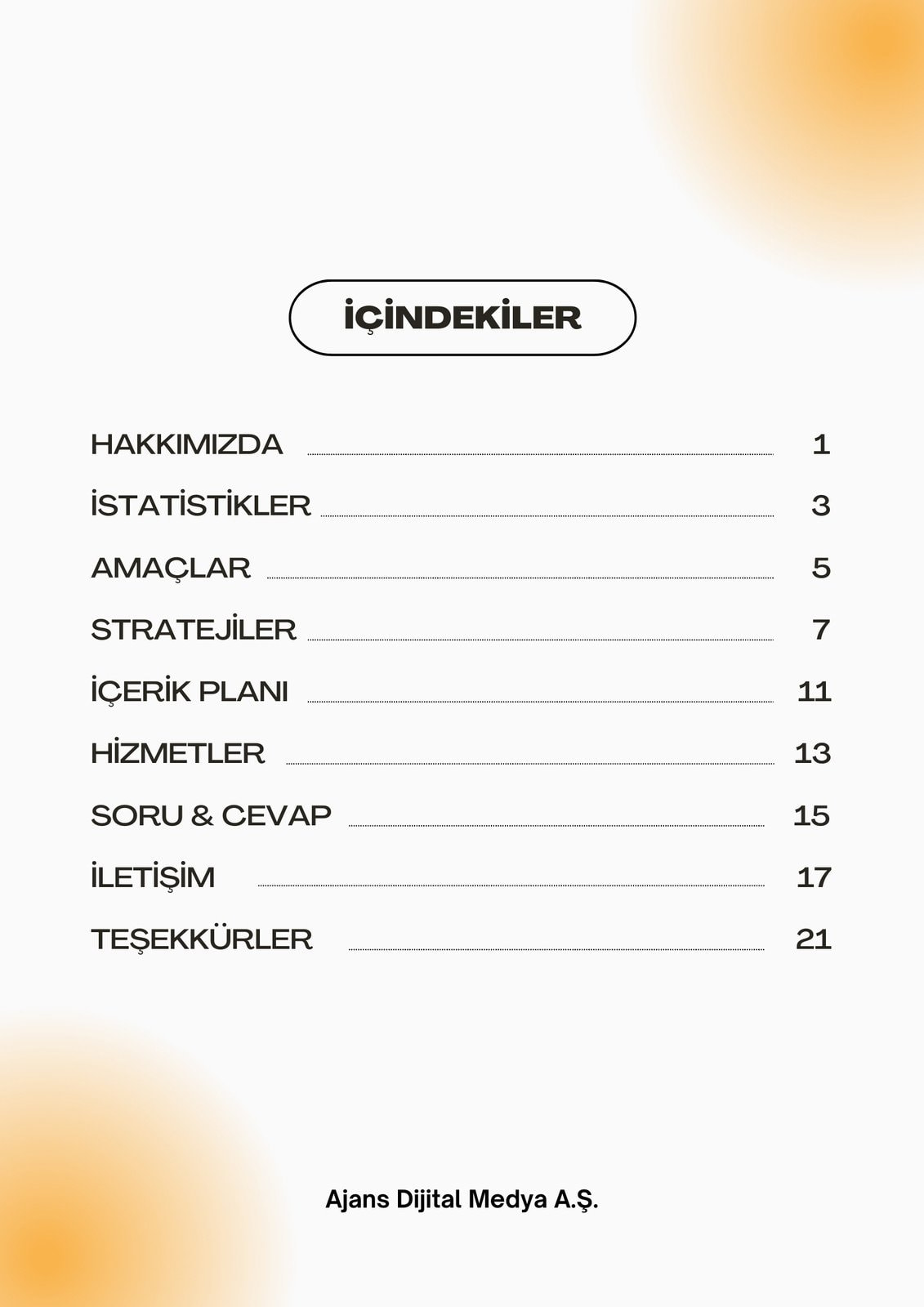İçindekiler Tablosu Oluşturma: Online ve Ücretsiz | Canva