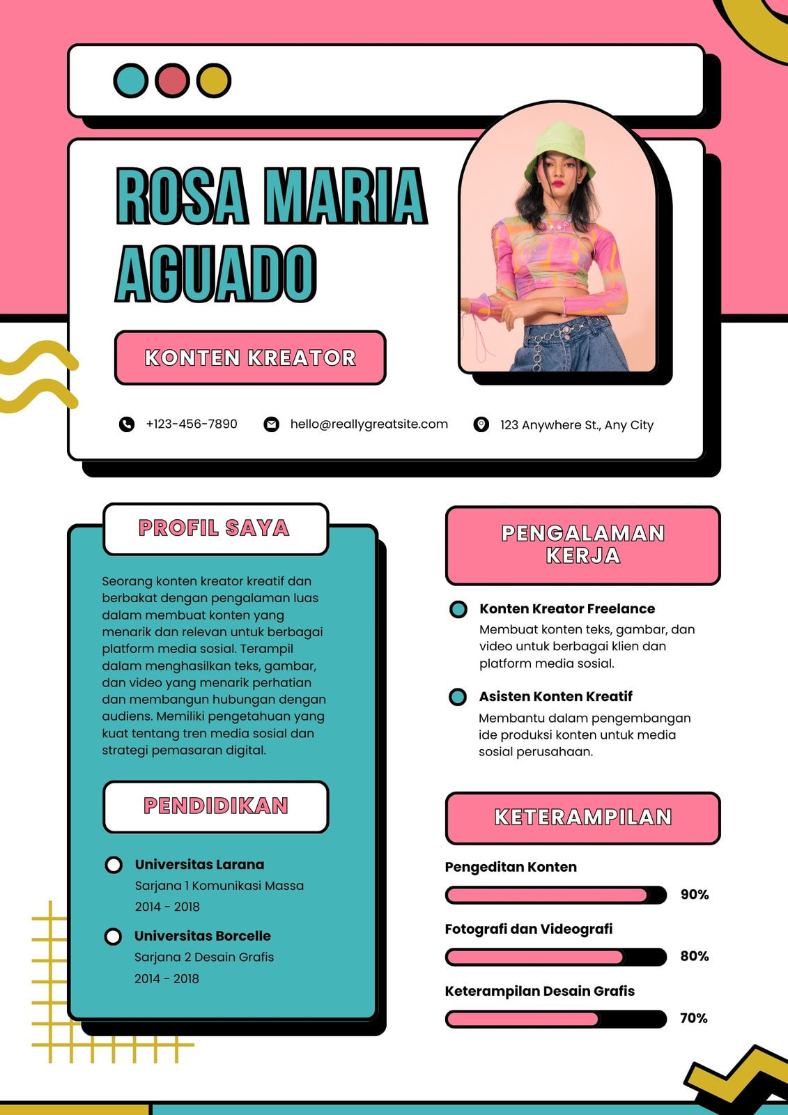 Mudahnya Cara Membuat CV yang Menarik | Canva
