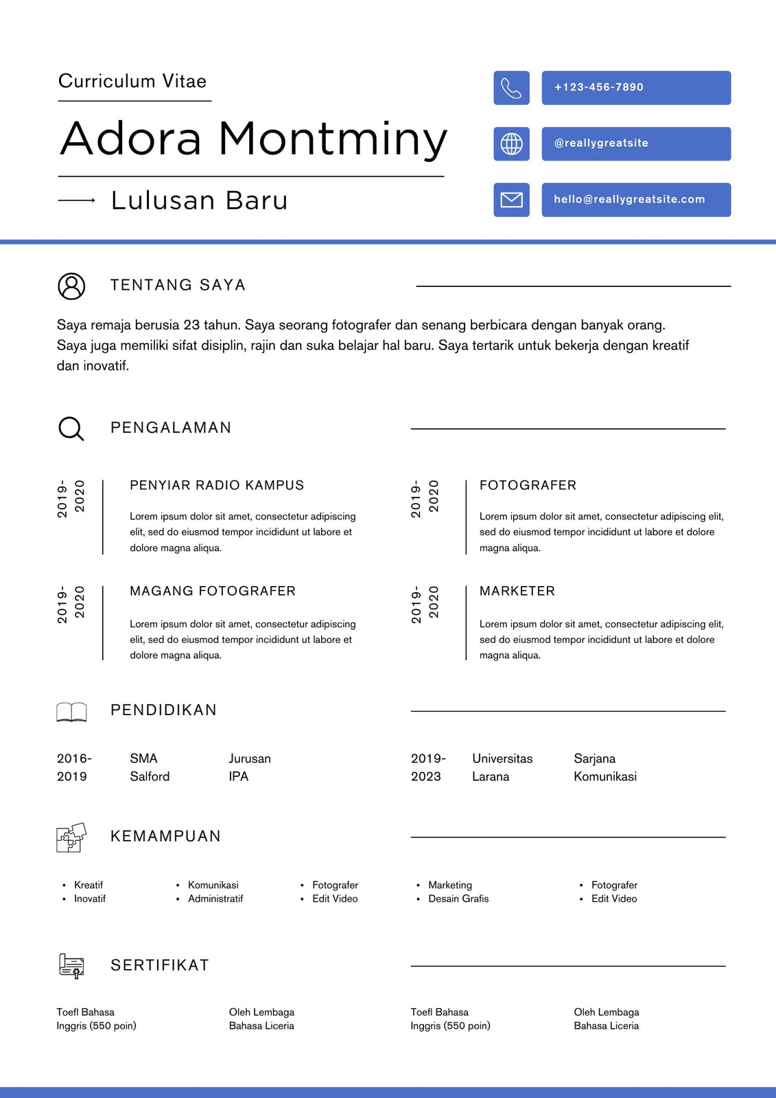Membuat CV ATS Friendly yang Mampu Bersaing | Canva