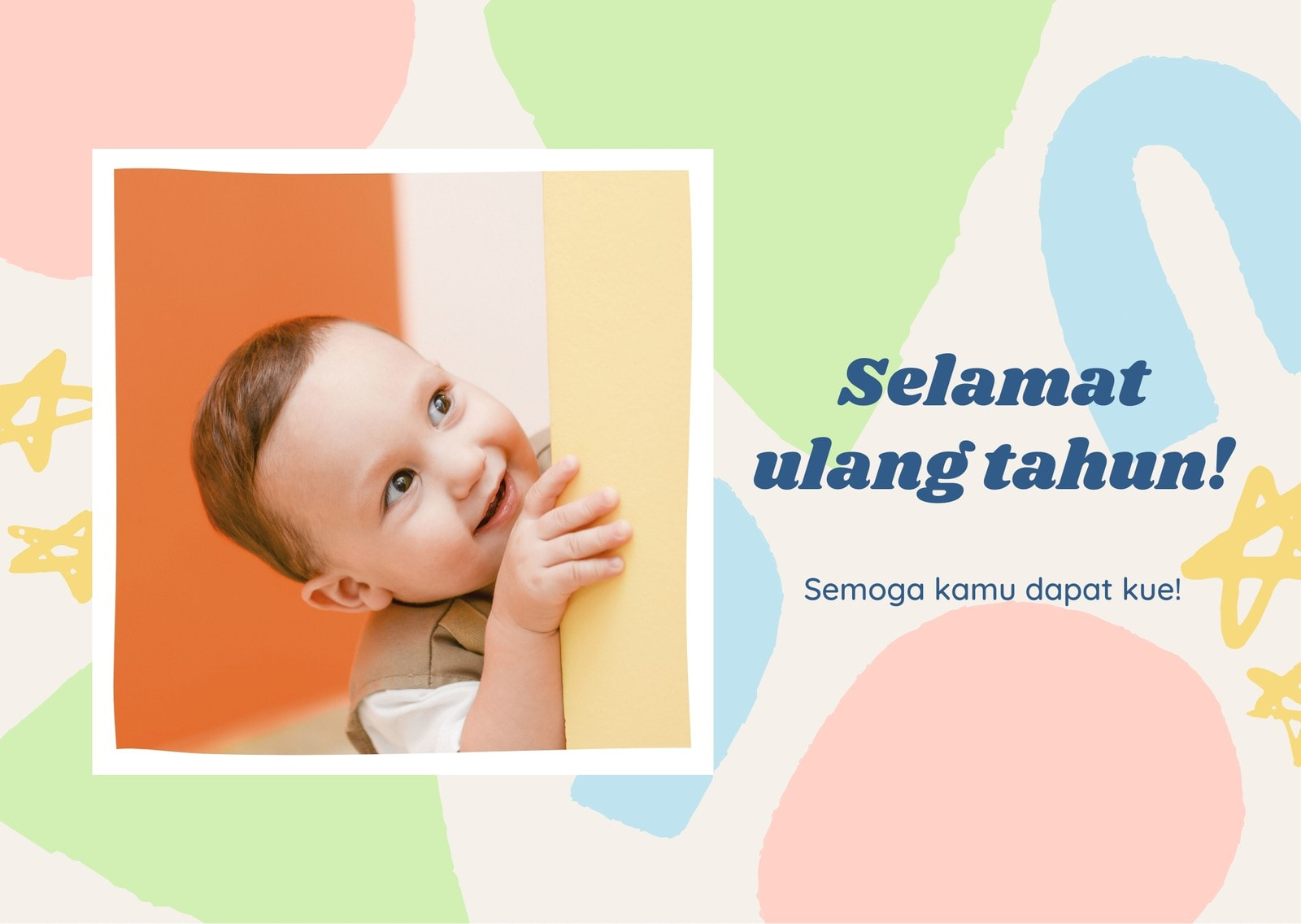 Desain Kartu Ucapan Ulang Tahun Online, Gratis - Canva