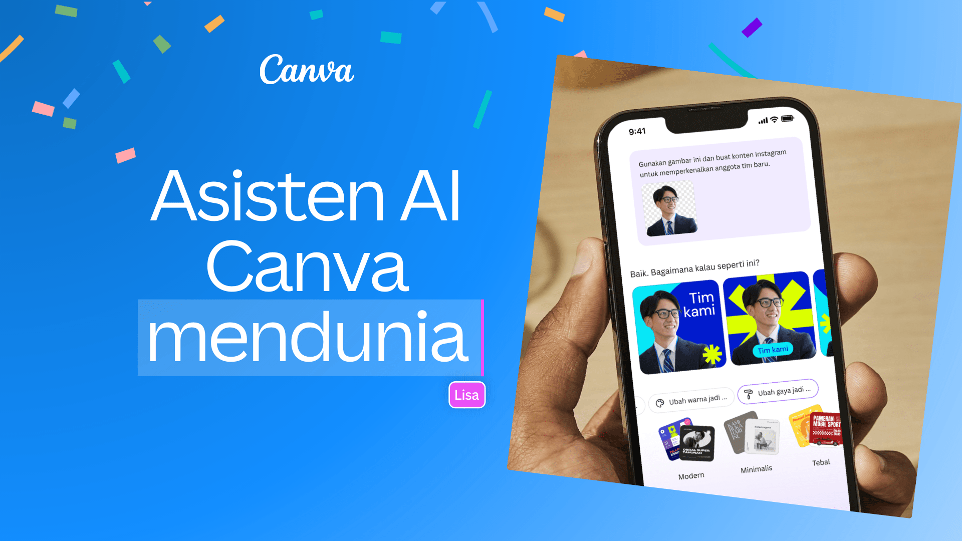 Memperkenalkan peluncuran produk pendidikan terbesar Canva