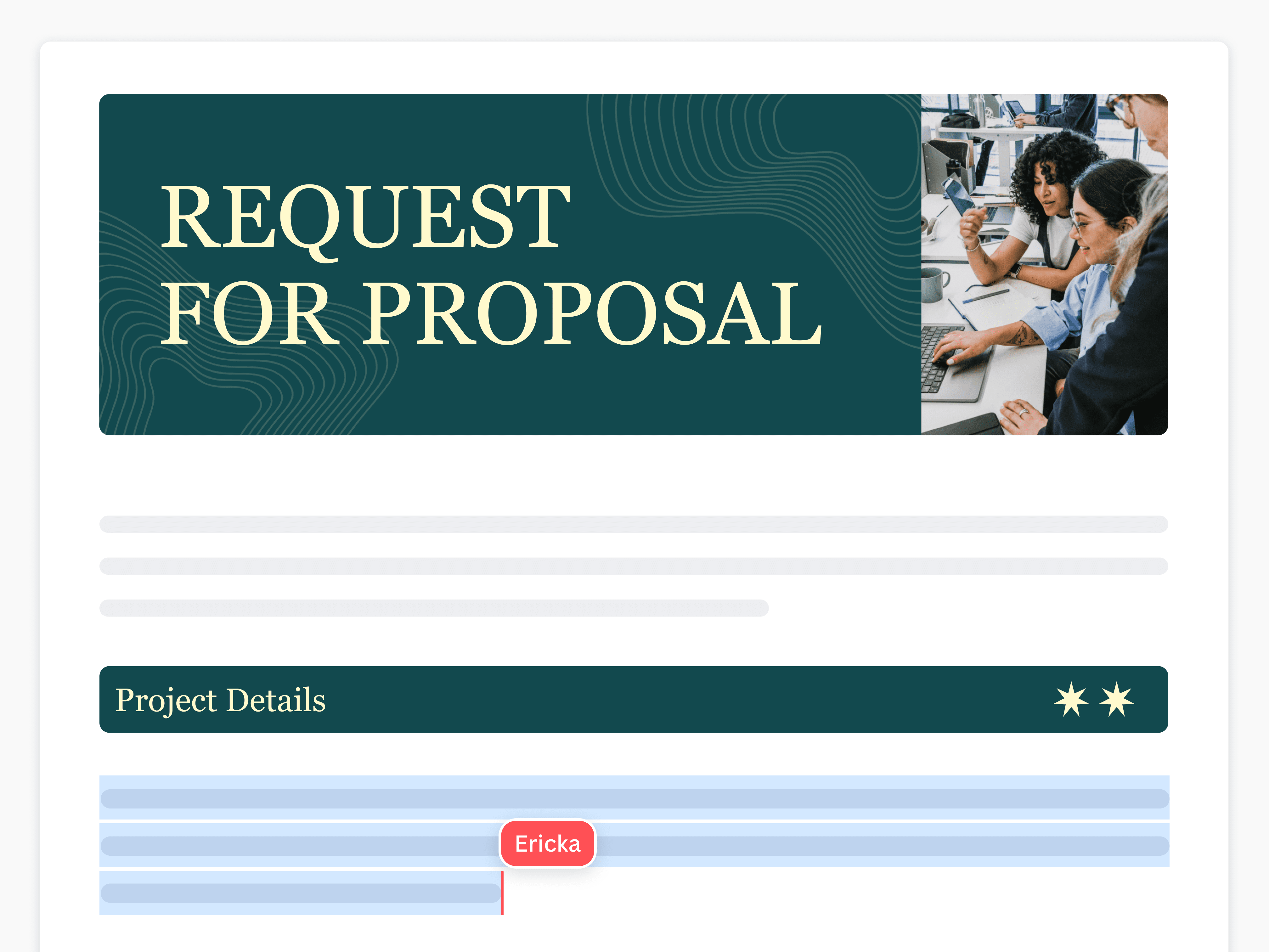 Request for Proposal: RFP Bedeutung & Vorlagen | Canva