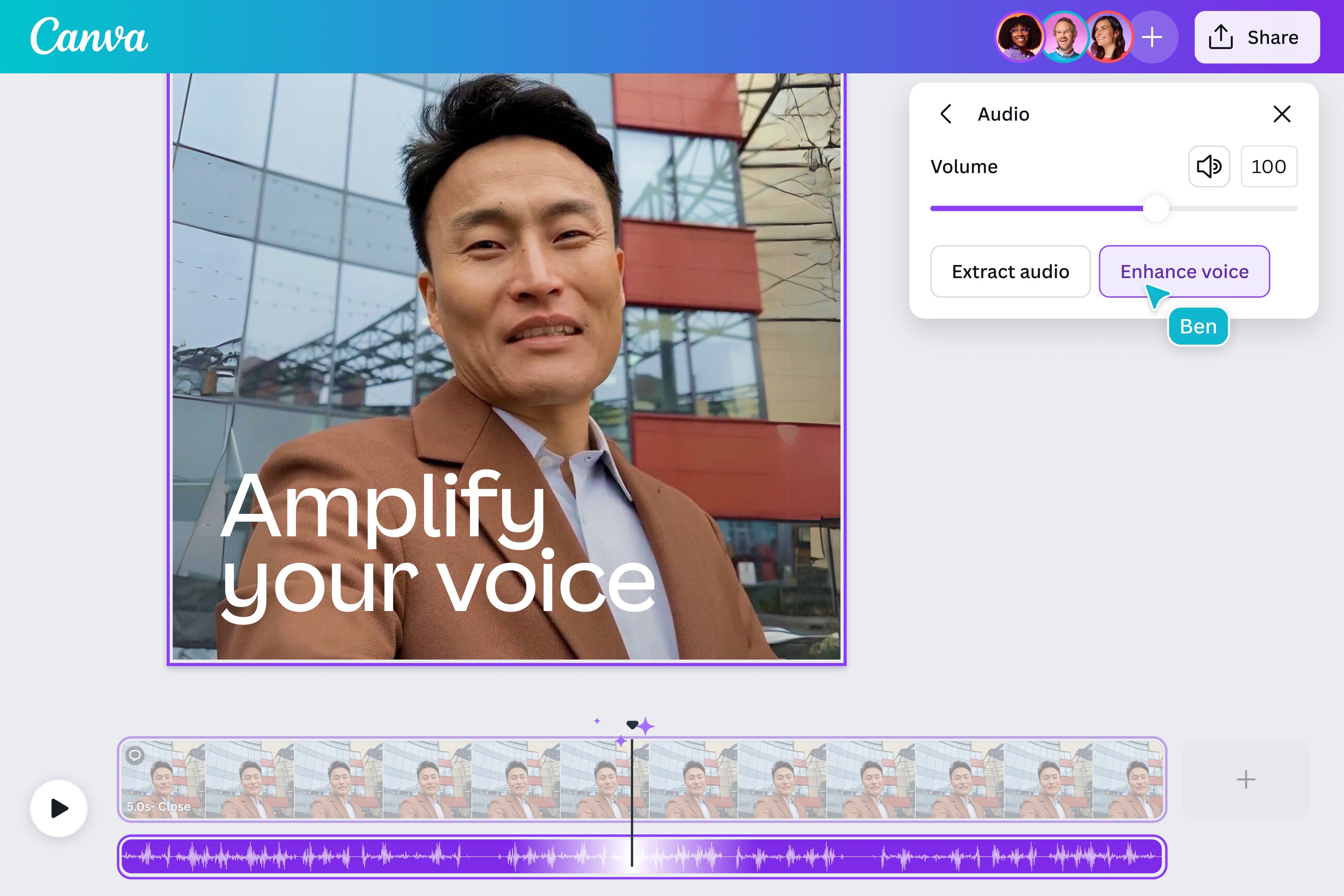 Online audio to text converter | Canva