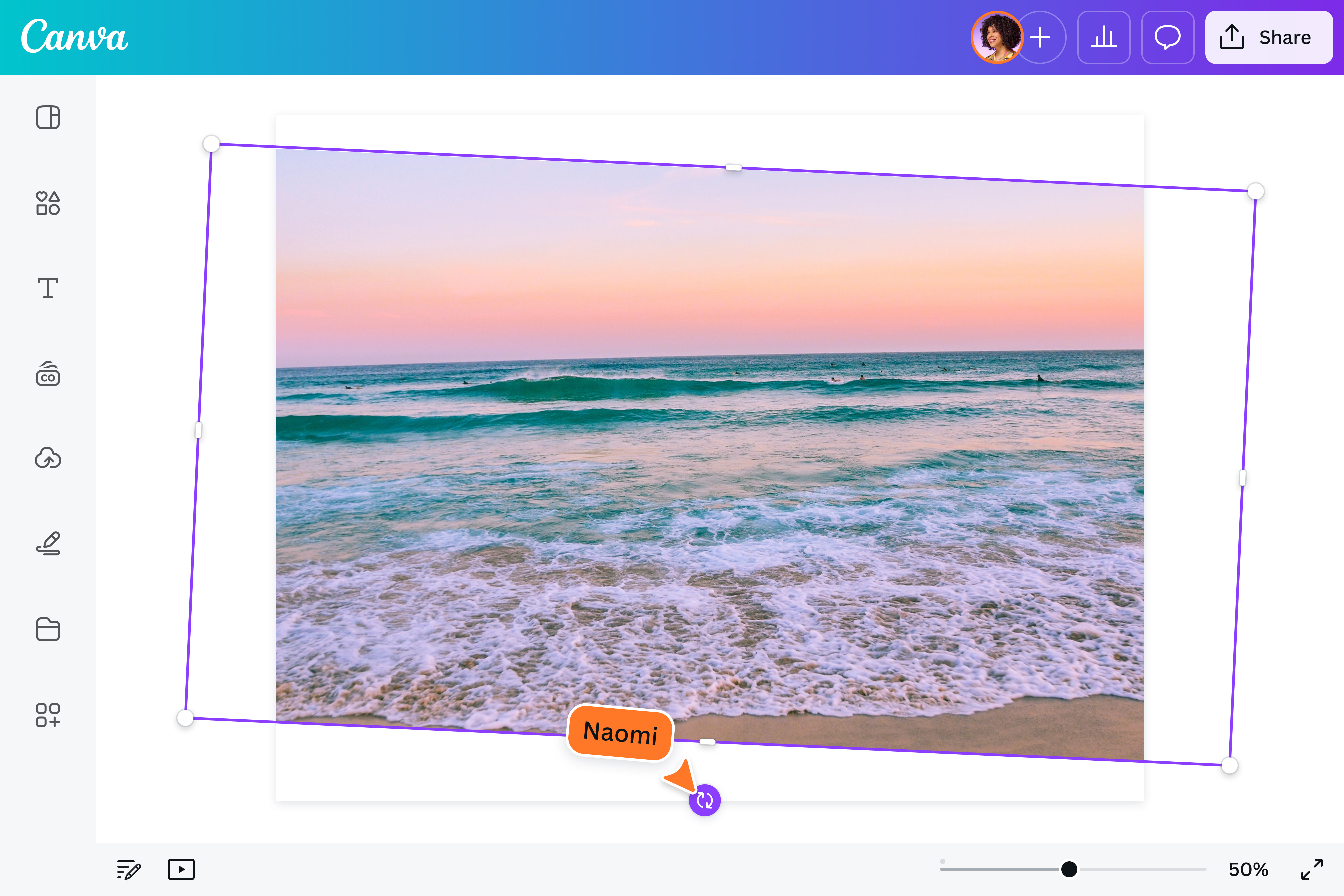 Strumento per ruotare foto e immagini: Ruota immagine online gratis | Canva