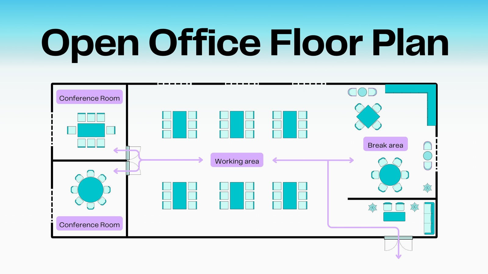 Office Design Floor Plan Templates