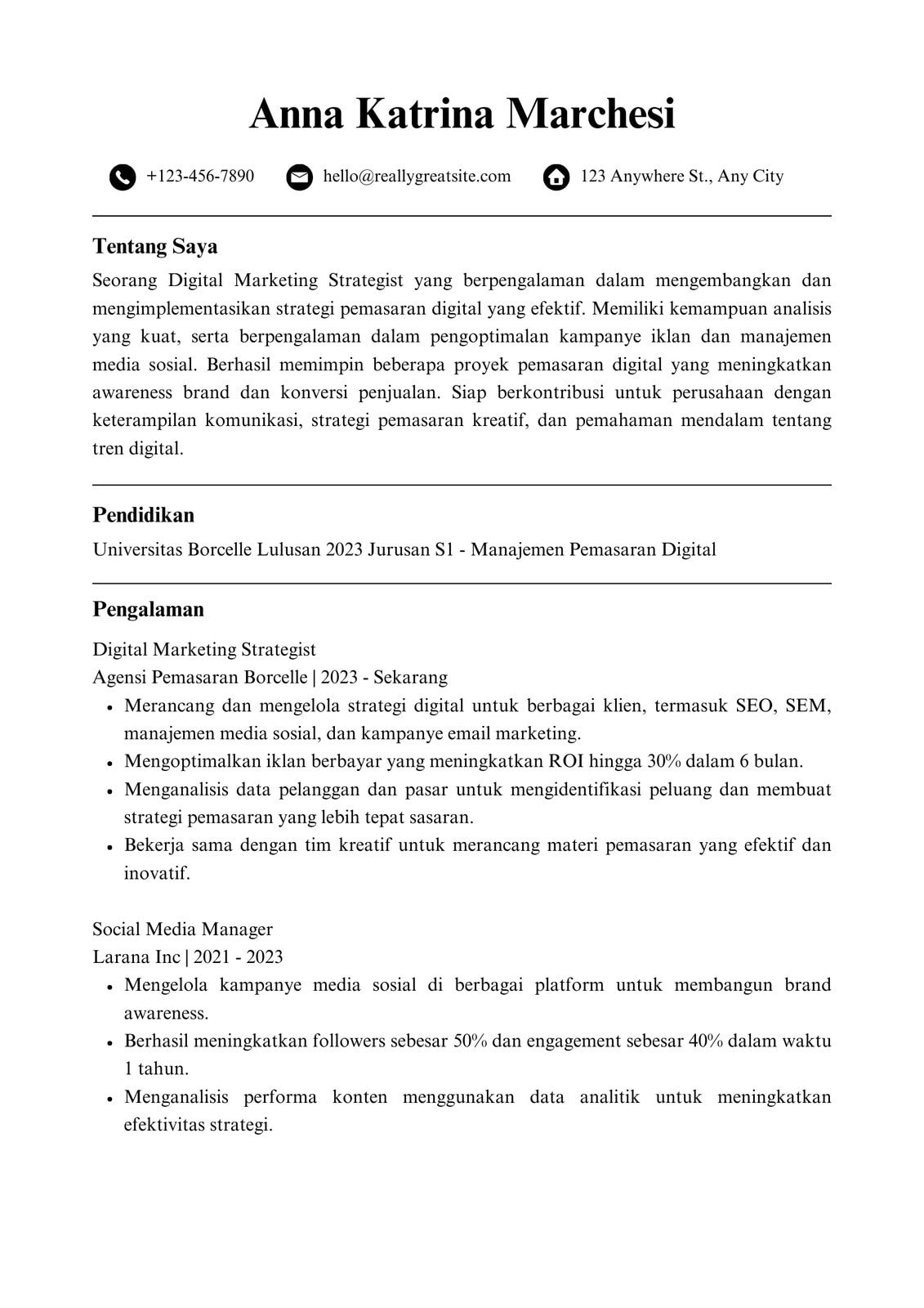 Membuat CV ATS Friendly yang Mampu Bersaing | Canva