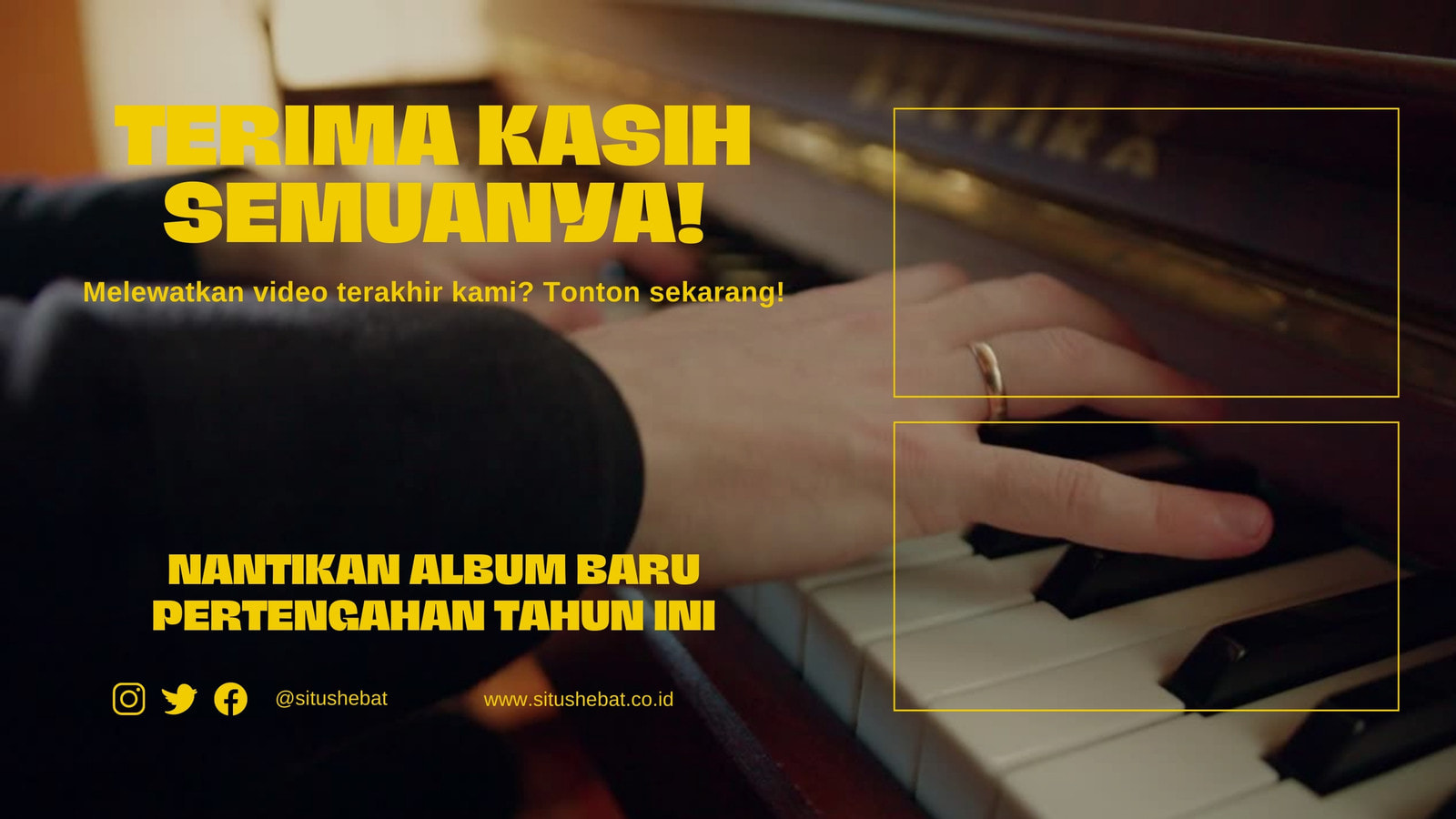 Gratis Outro Video: Buat Outro Video YouTube - Canva