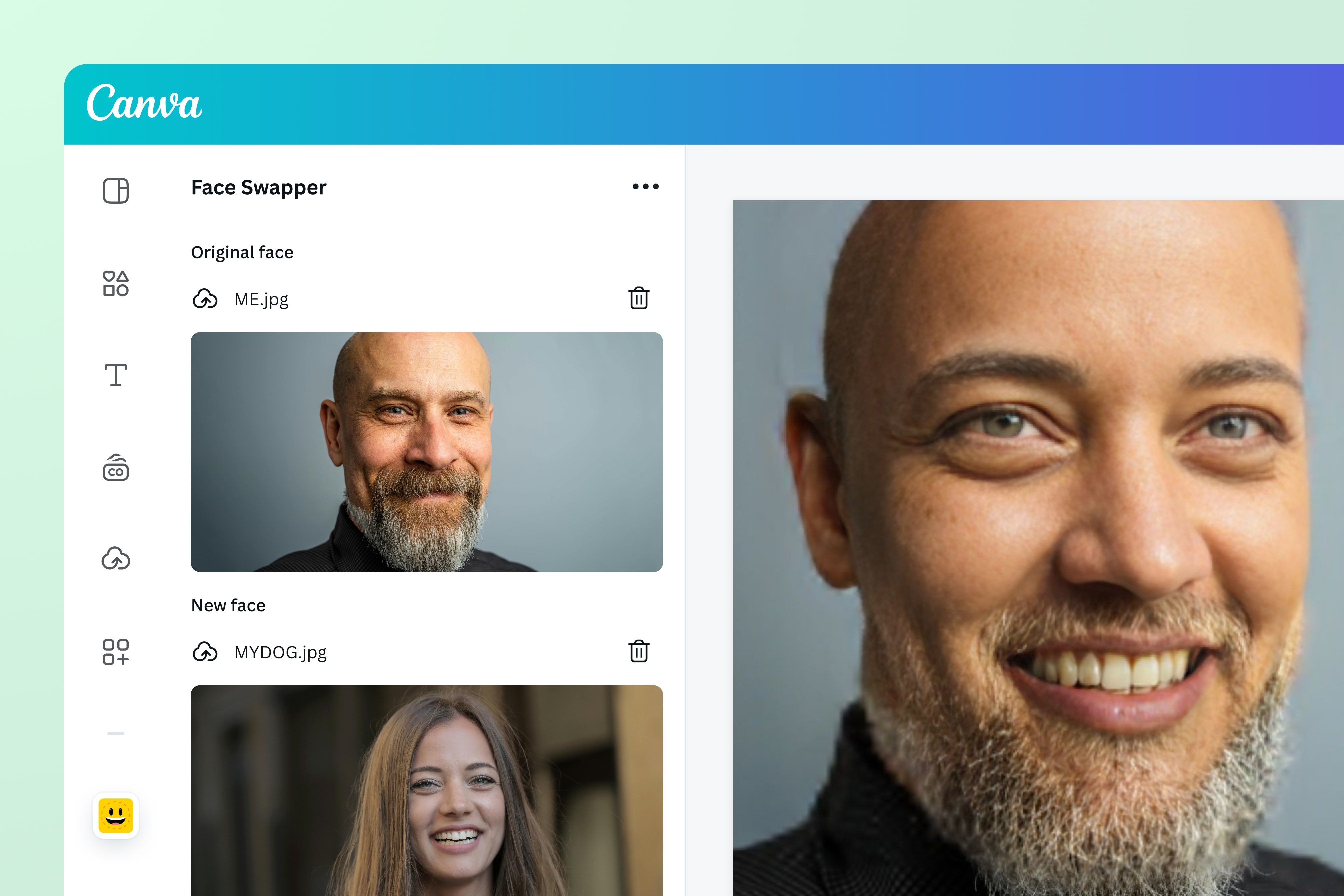 Face Swap: Mit AI ganz einfach Gesichter tauschen | Canva