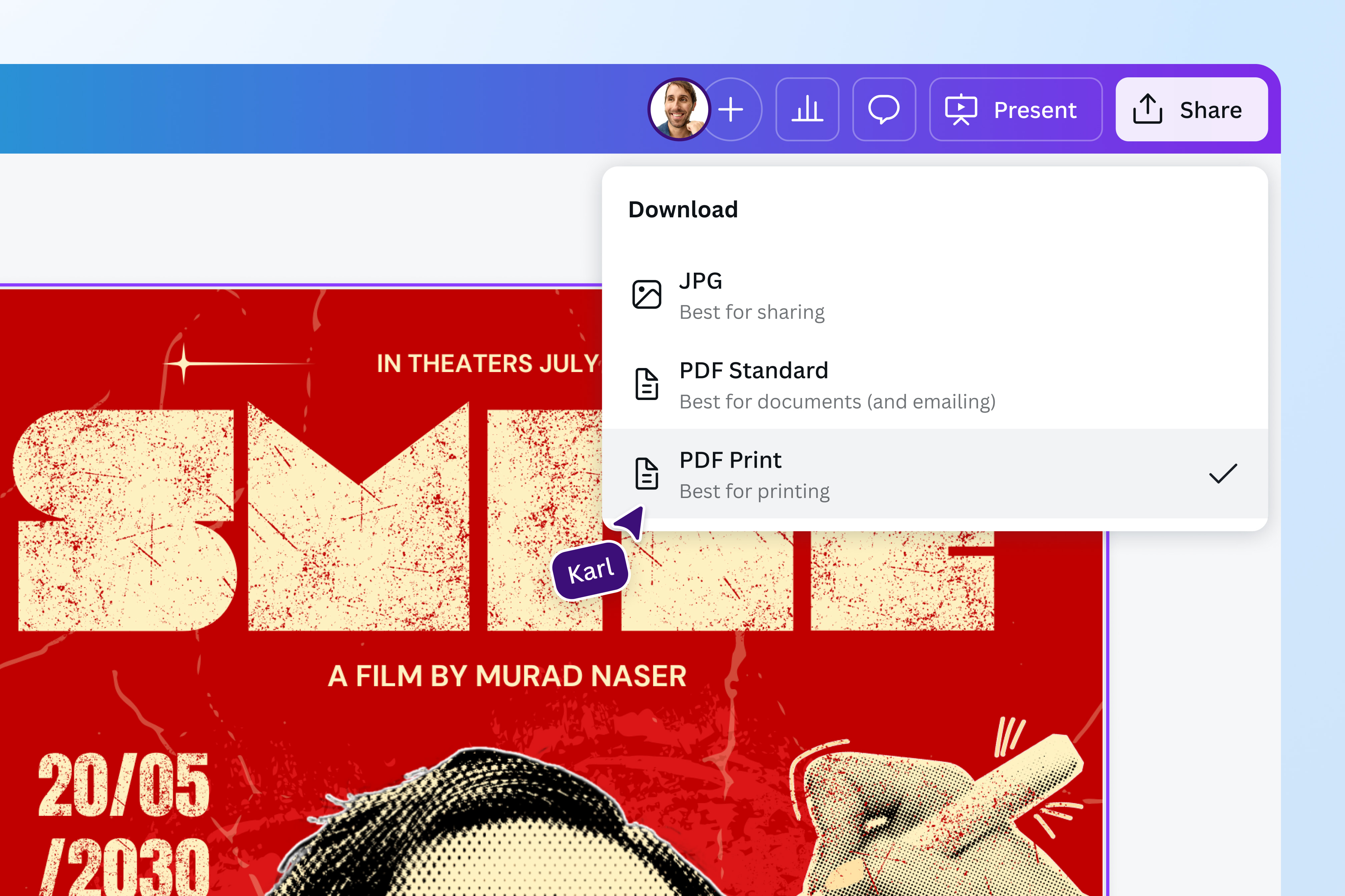PNG-Datei in PDF umwandeln kostenlos | Canva