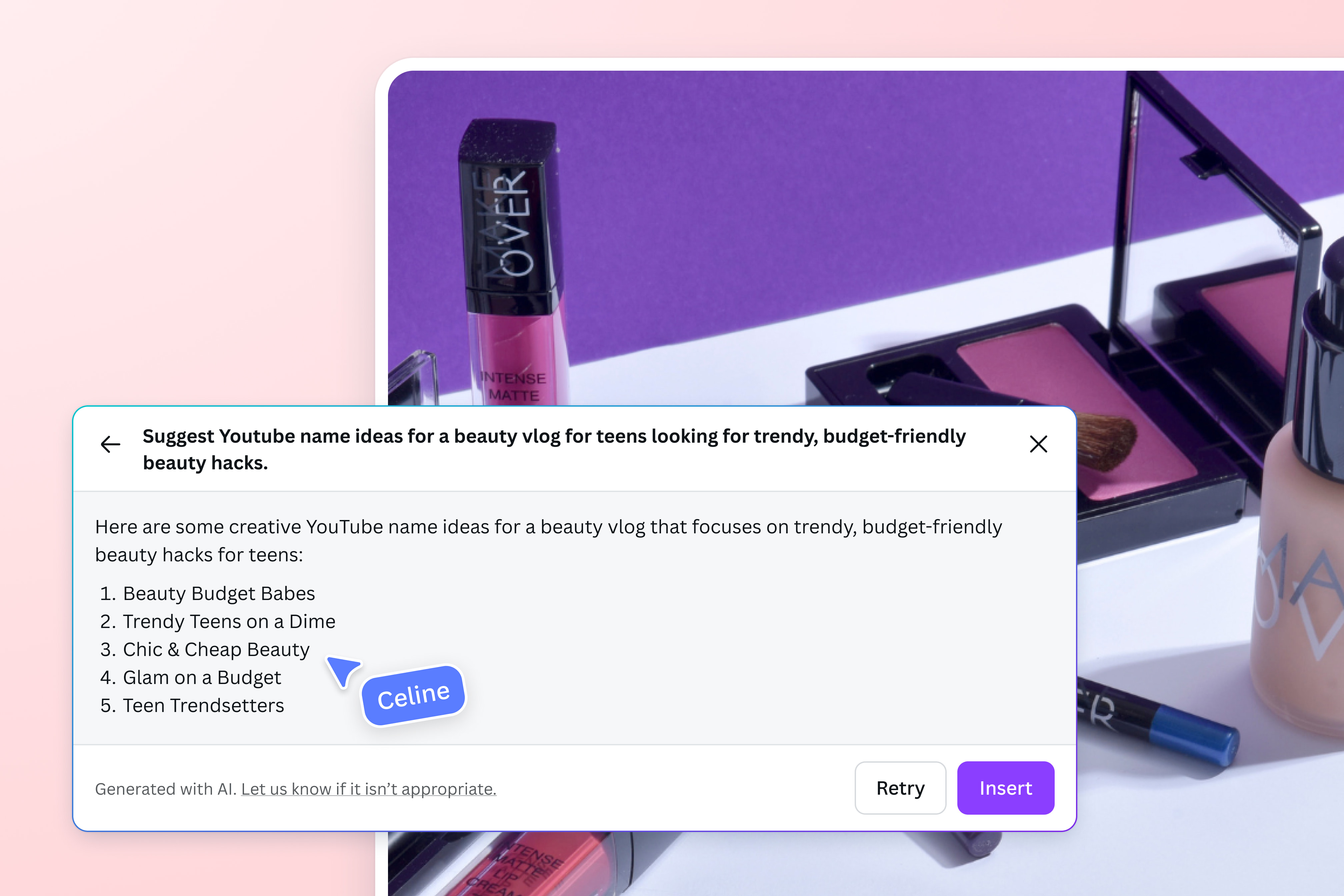 YouTube name generator: crea nomi per canali YouTube gratis | Canva