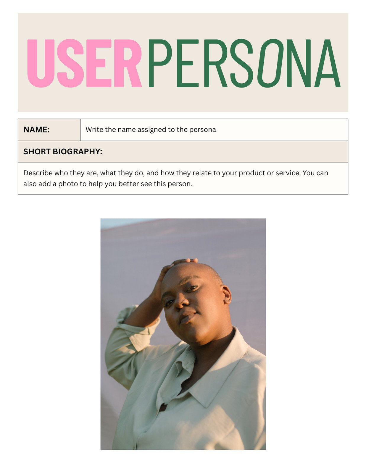 How to Create a User Persona (Free Templates & Tips) | Canva