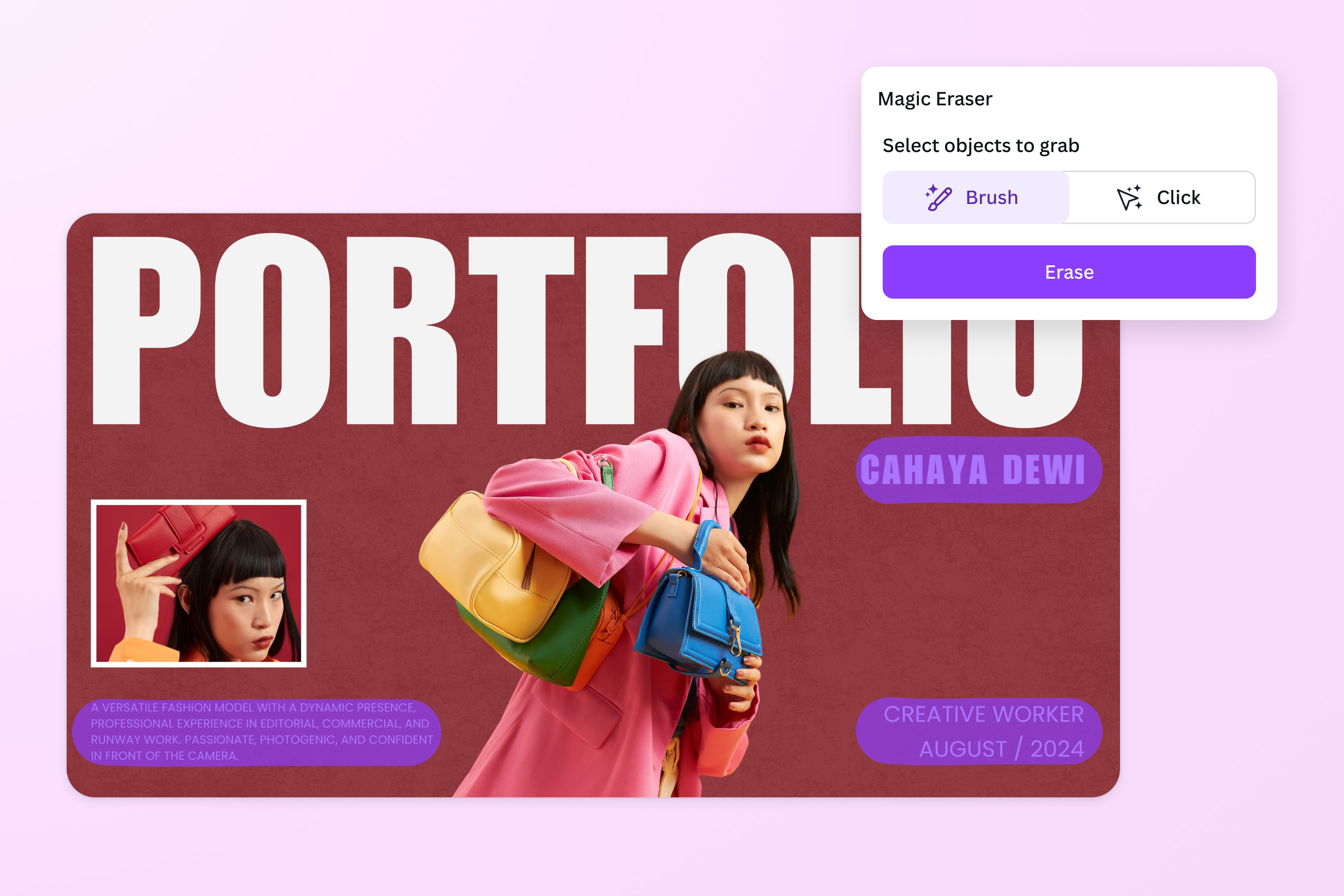 Text remover: Remove text from images | Canva