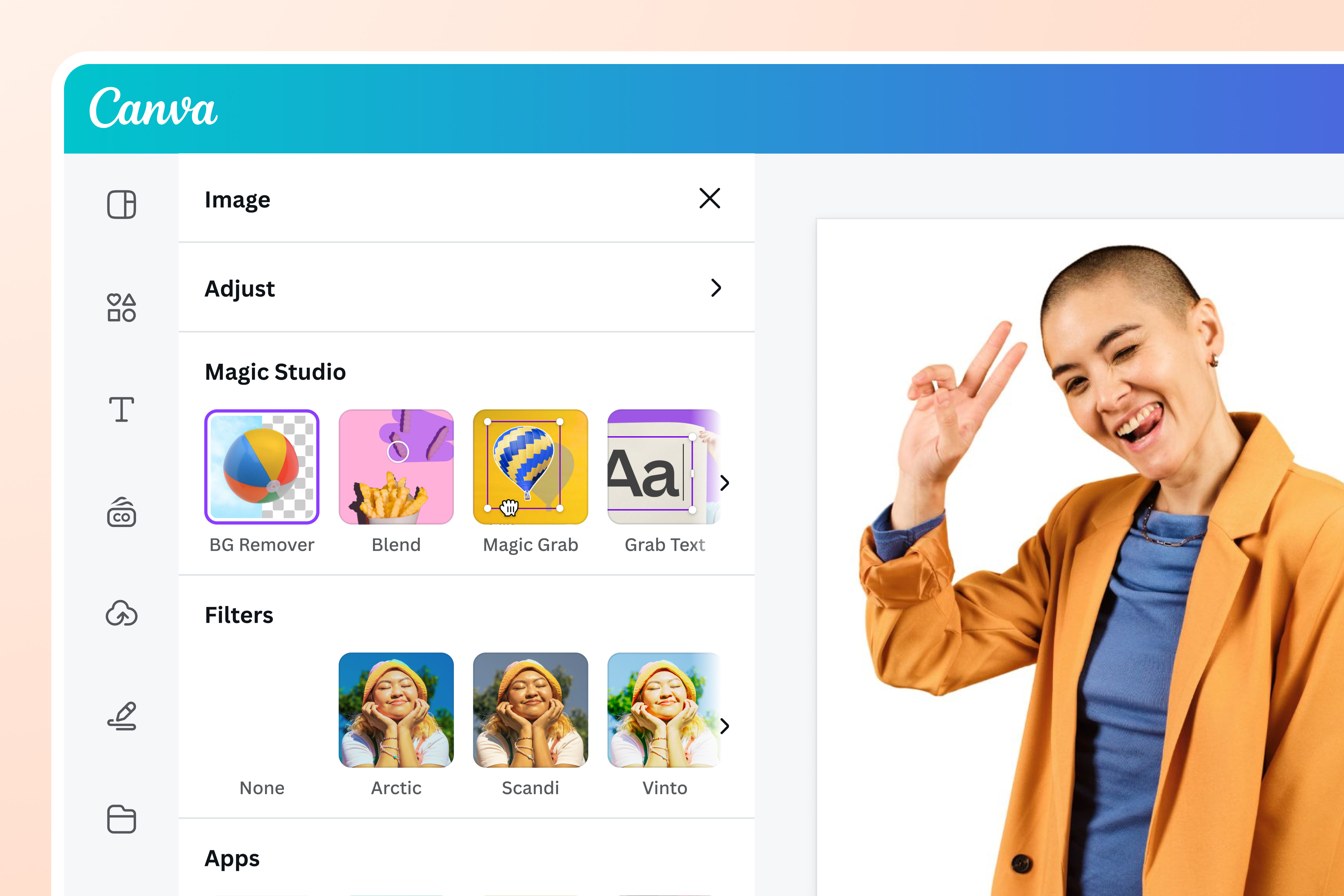 Edit dan tambahkan background putih ke foto Anda | Canva