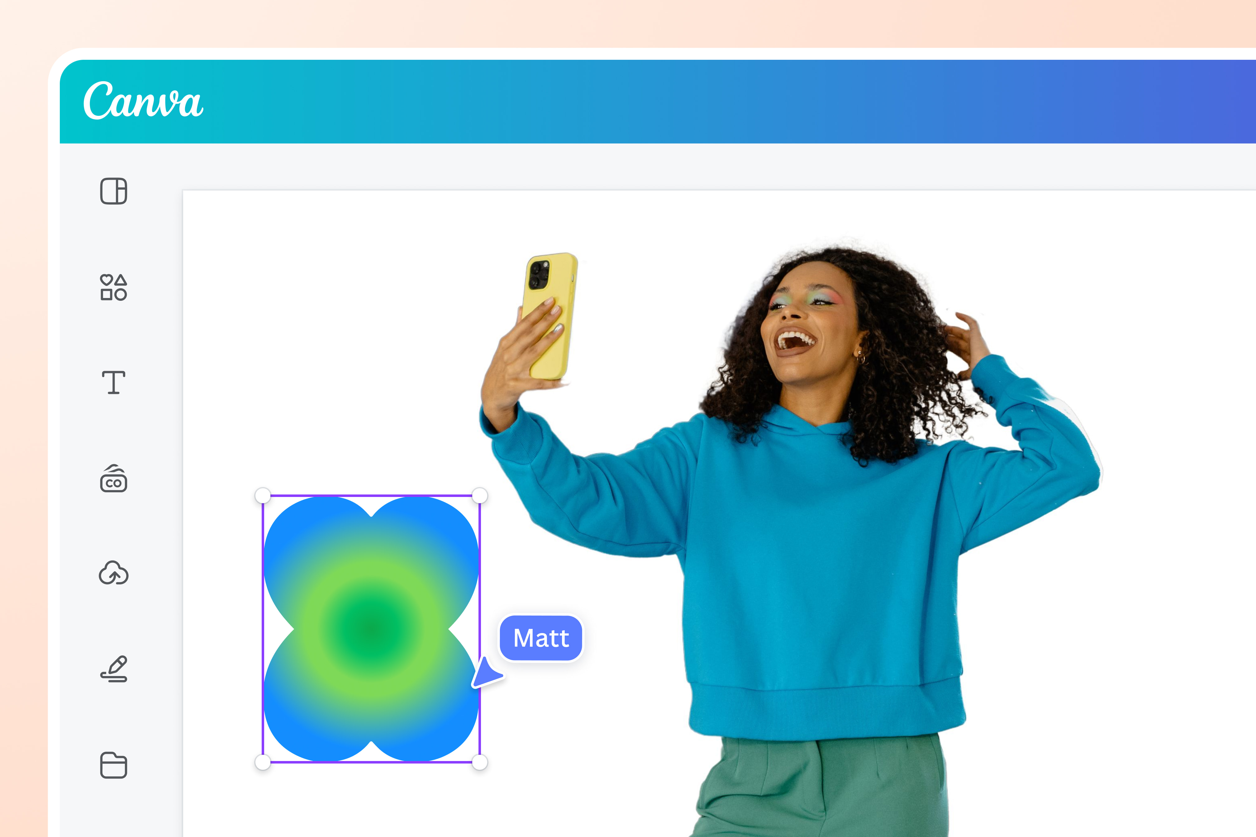 Edit dan tambahkan background putih ke foto Anda | Canva