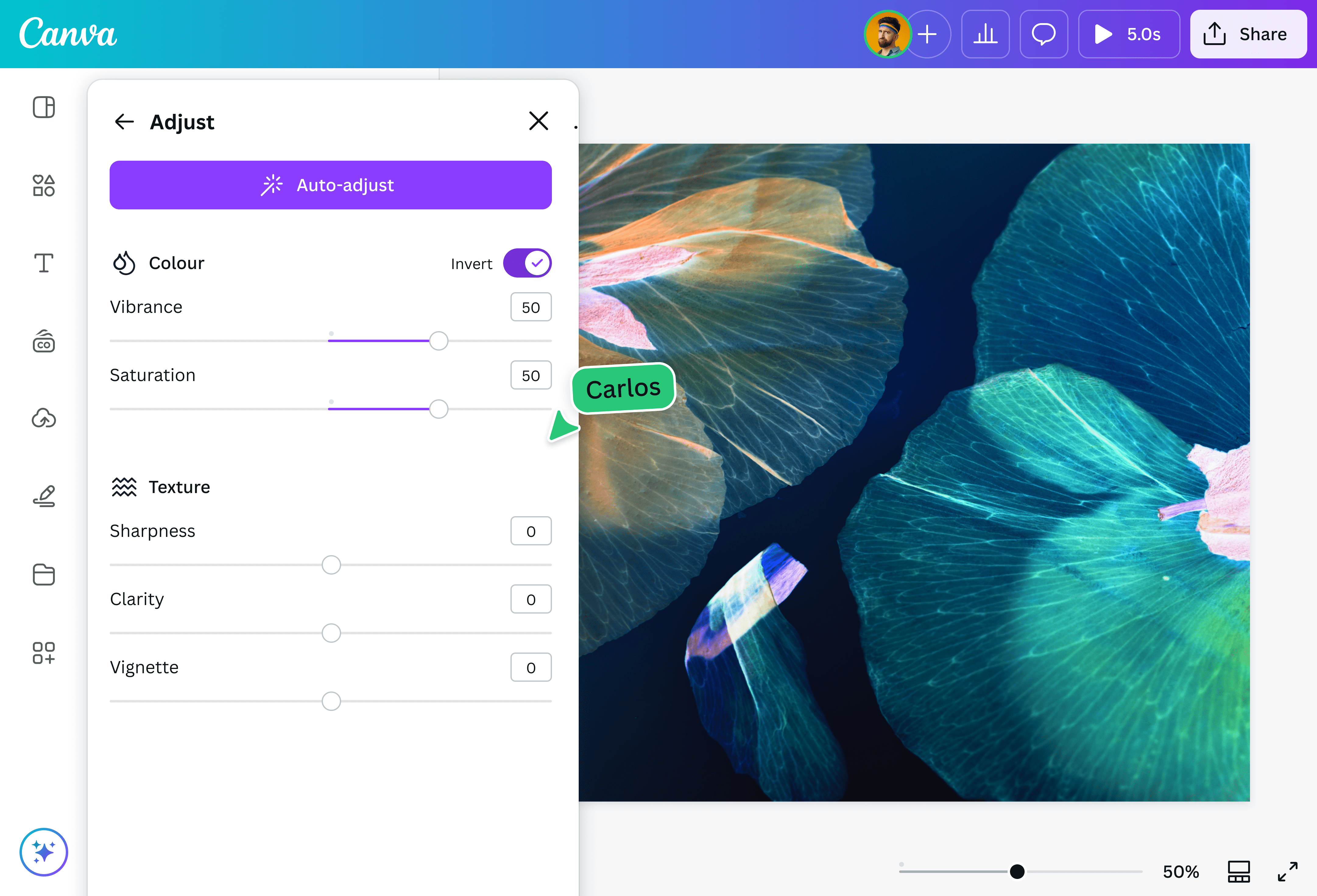 Inversez les couleurs d’une image en ligne gratuitement | Canva