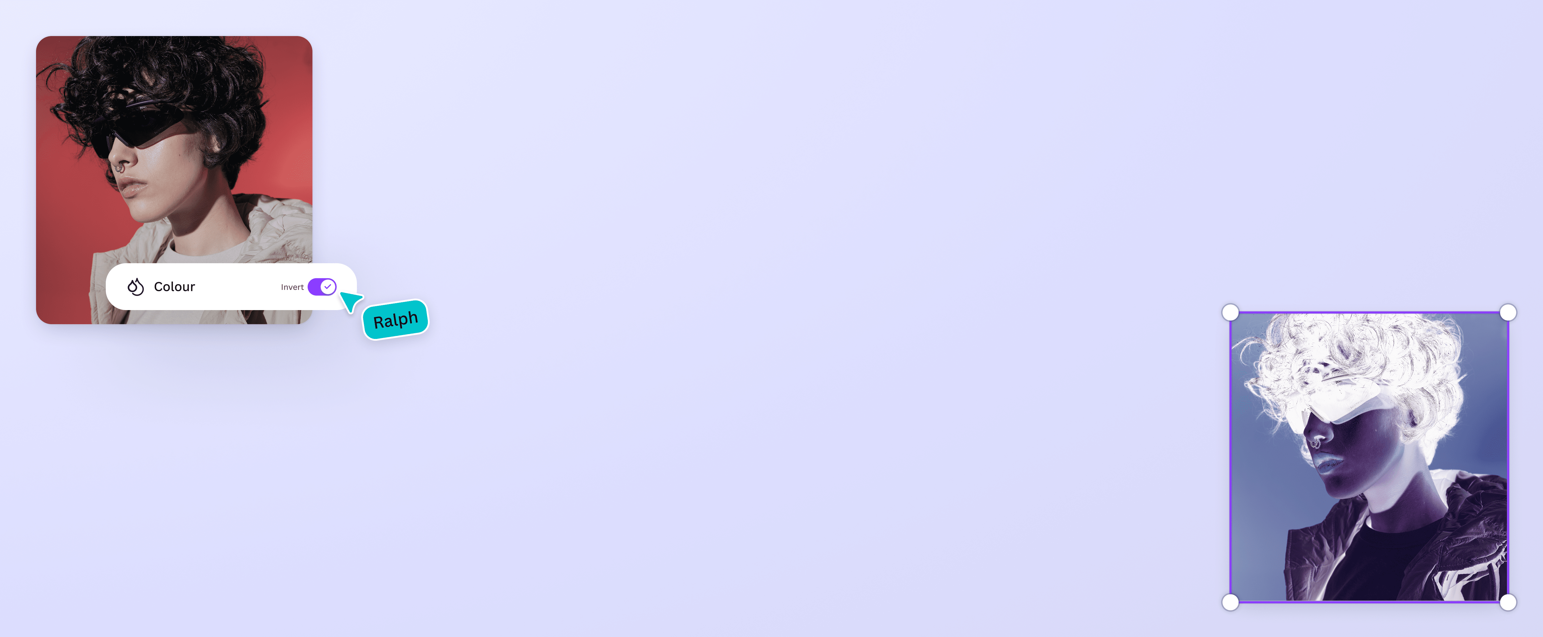 Inversez les couleurs d’une image en ligne gratuitement | Canva