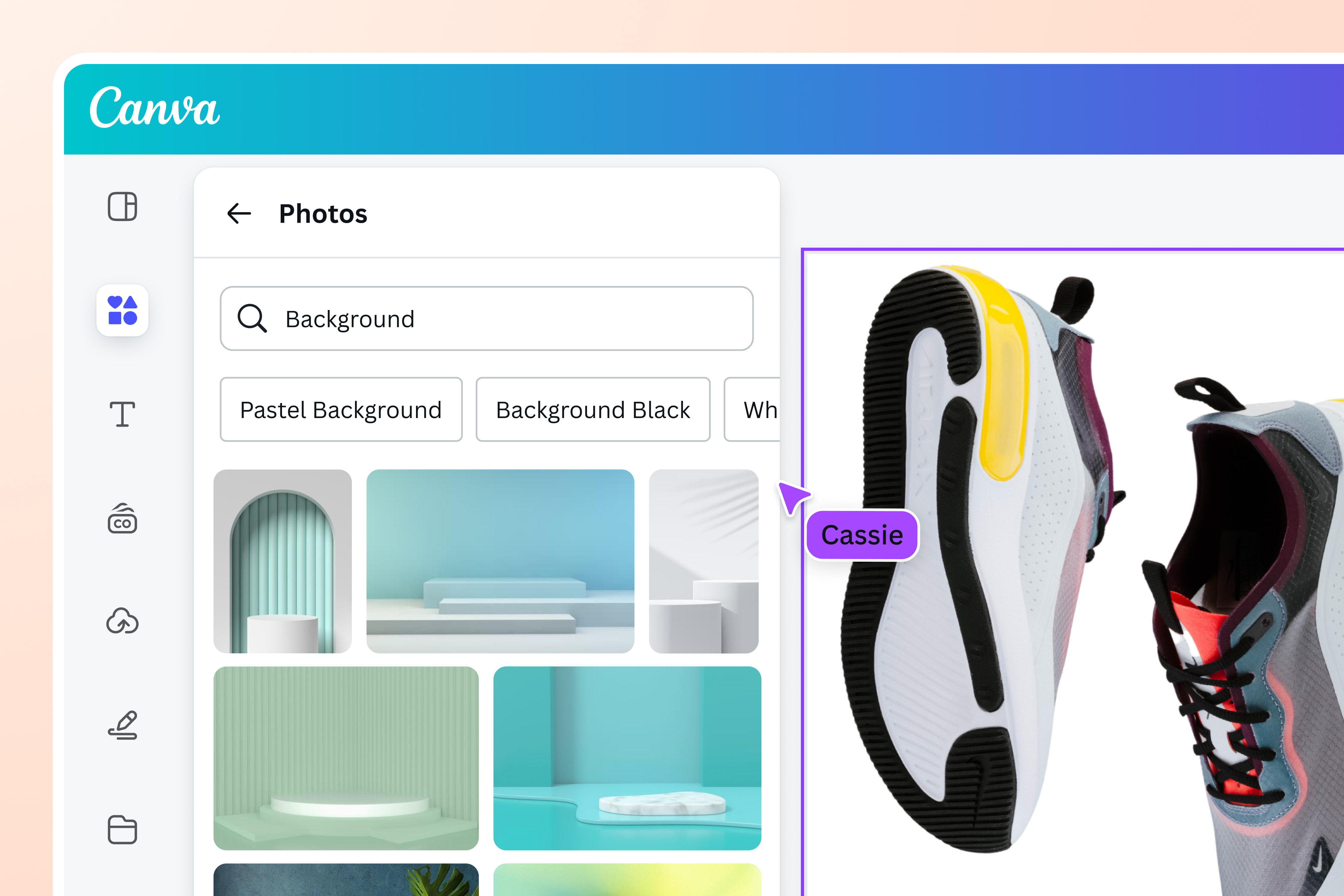 Agrega un fondo blanco a una foto online | Canva