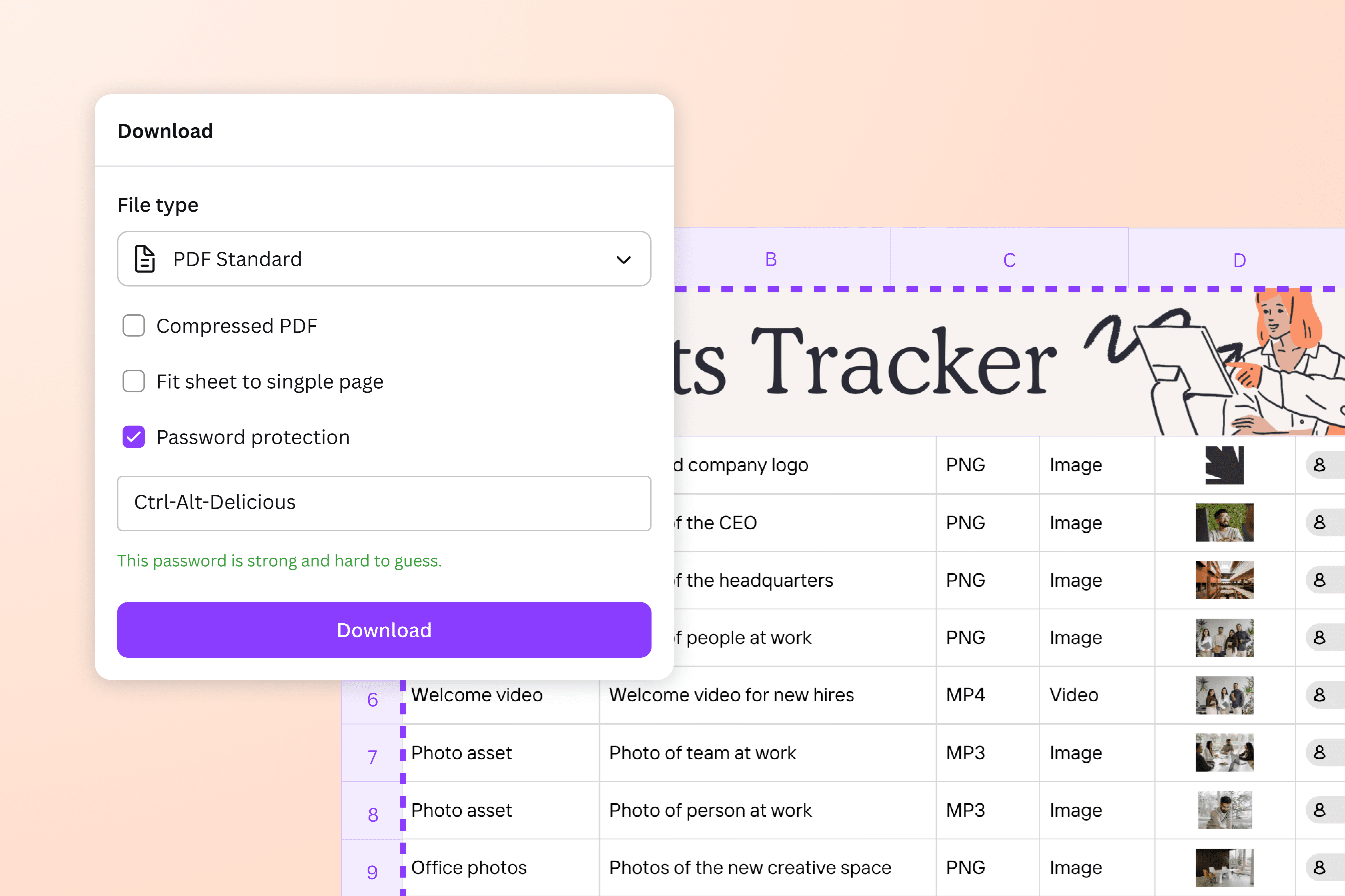Free Excel to PDF Converter | Canva