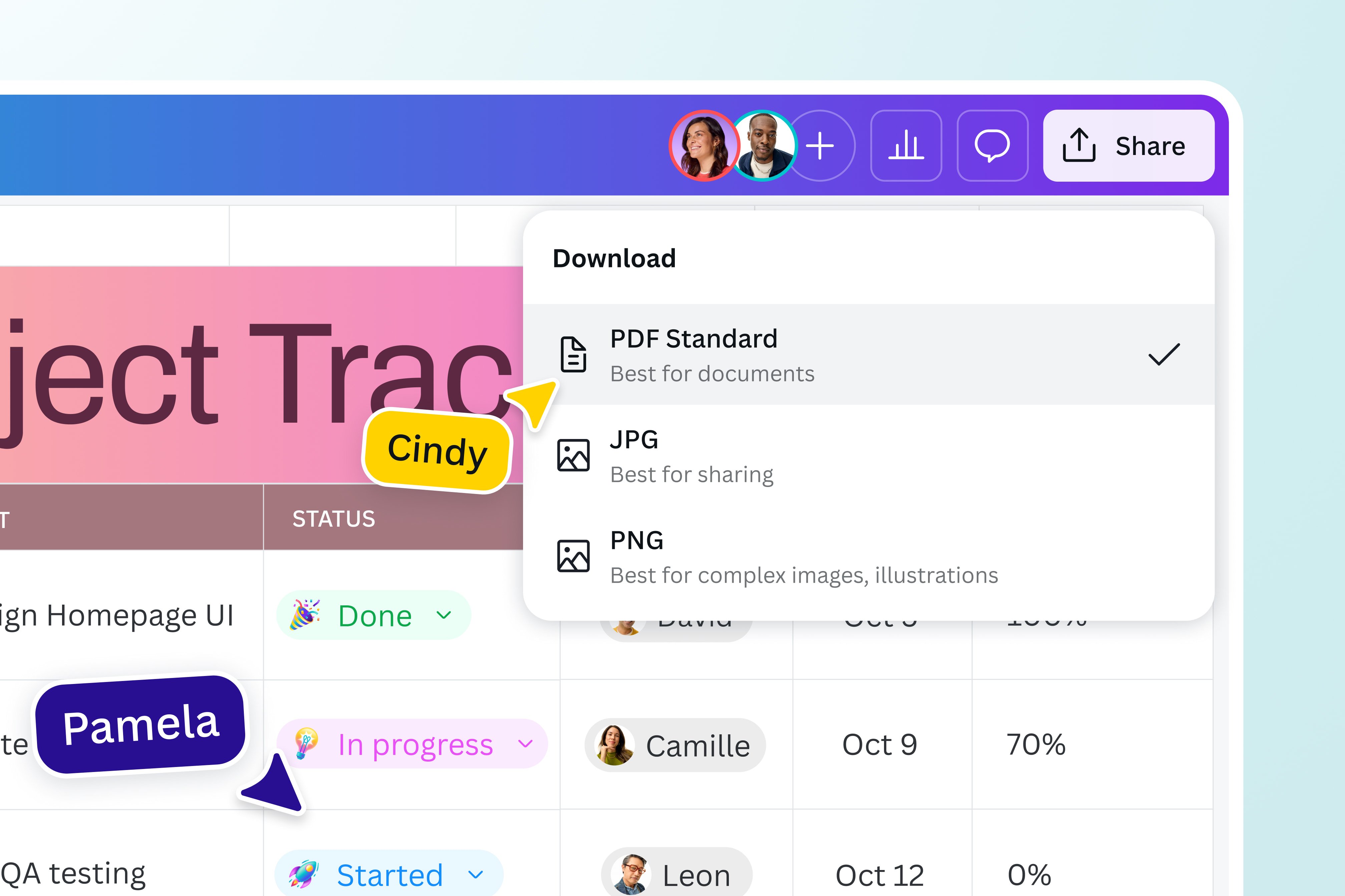 Free XLSX viewer: Open and view XLSX files online | Canva